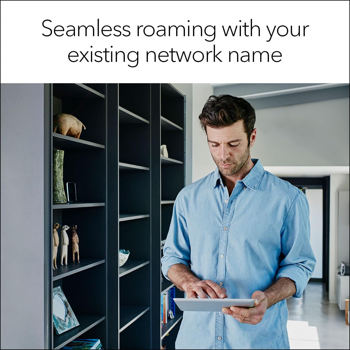 NETGEAR WiFi Mesh Range Extender EX6250 - Coverage up to 2000 sq.ft. and 32 devices with AC1750 Dual Band Wireless Signal Booster & Repeater (up to 1750Mbps speed), plus Mesh Smart Roaming