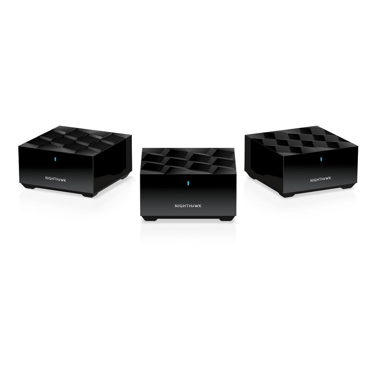 NETGEAR Nighthawk Advanced Whole Home Mesh WiFi 6 System (MK63S) with Free Armor Security β AX1800 Router with 2 Satellite Extenders, Coverage up to 4,500 sq. ft. and 25+ devices
