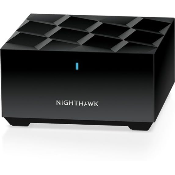 NETGEAR Nighthawk Advanced Whole Home Mesh WiFi 6 System (MK63S) with Free Armor Security – AX1800 Router with 2 Satellite Extenders, Coverage up to 4,500 sq. ft. and 25+ devices