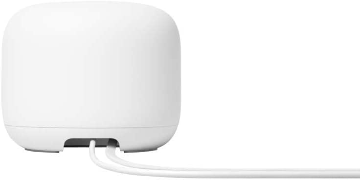 Google Nest Wifi Router 2 Pack (2nd Generation) 4x4 AC2200 Mesh Wi-Fi Routers with 4400 Sq Ft Coverage (Renewed)