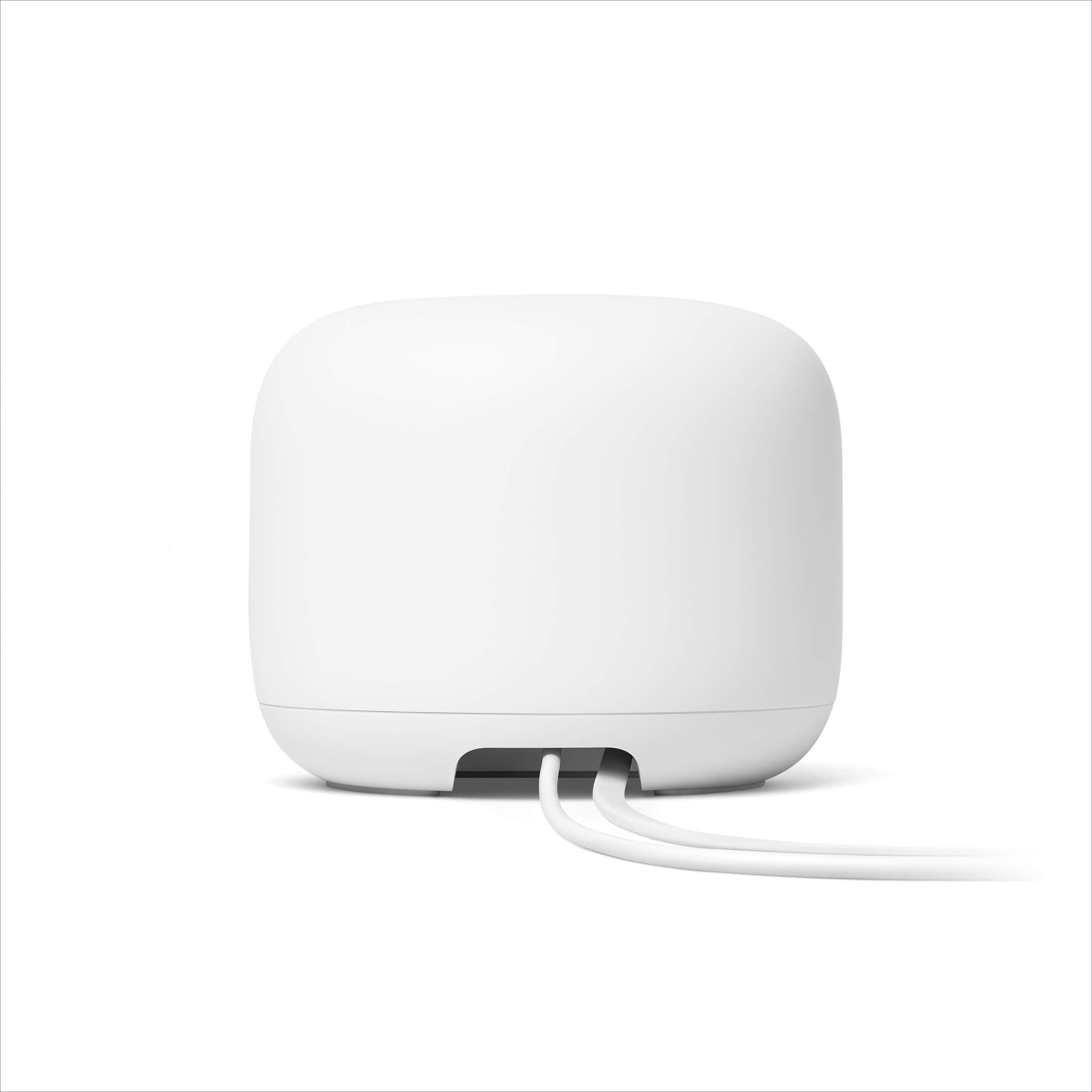 Google Nest WiFi Router 3 Pack (2nd Generation) – 4x4 AC2200 Mesh Wi-Fi Routers with 6600 Sq Ft Coverage