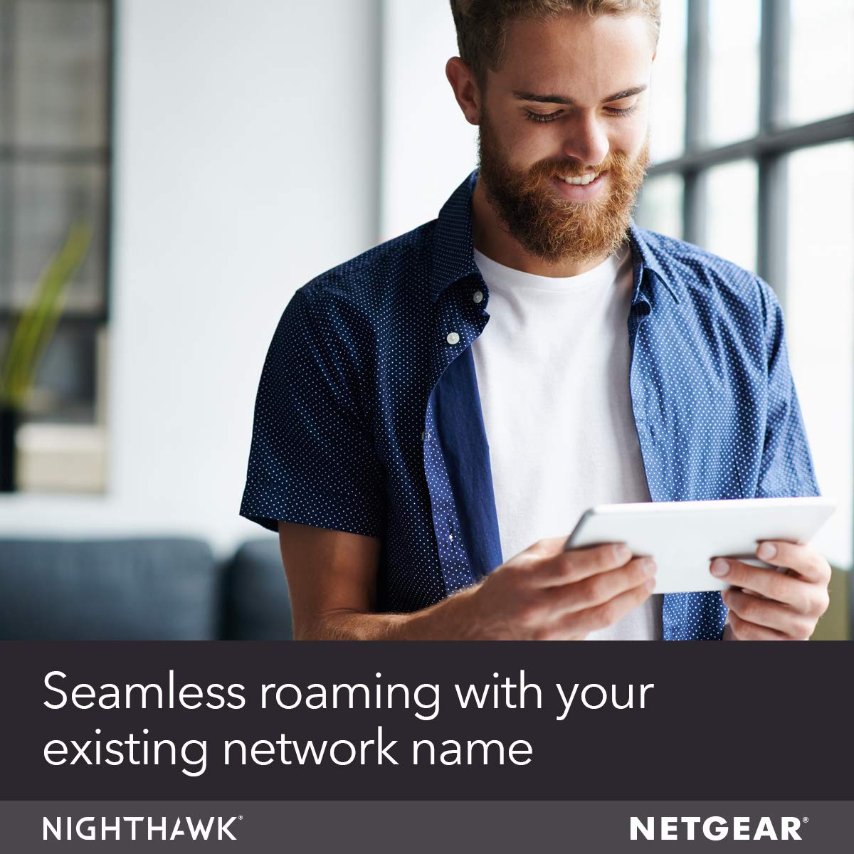 NETGEAR WiFi Mesh Range Extender EX8000 - Coverage up to 2500 sq.ft. and 50 Devices with AC3000 Tri-Band Wireless Signal Booster & Repeater (Up to 3000 Mbps Speed), Plus Mesh Smart Roaming