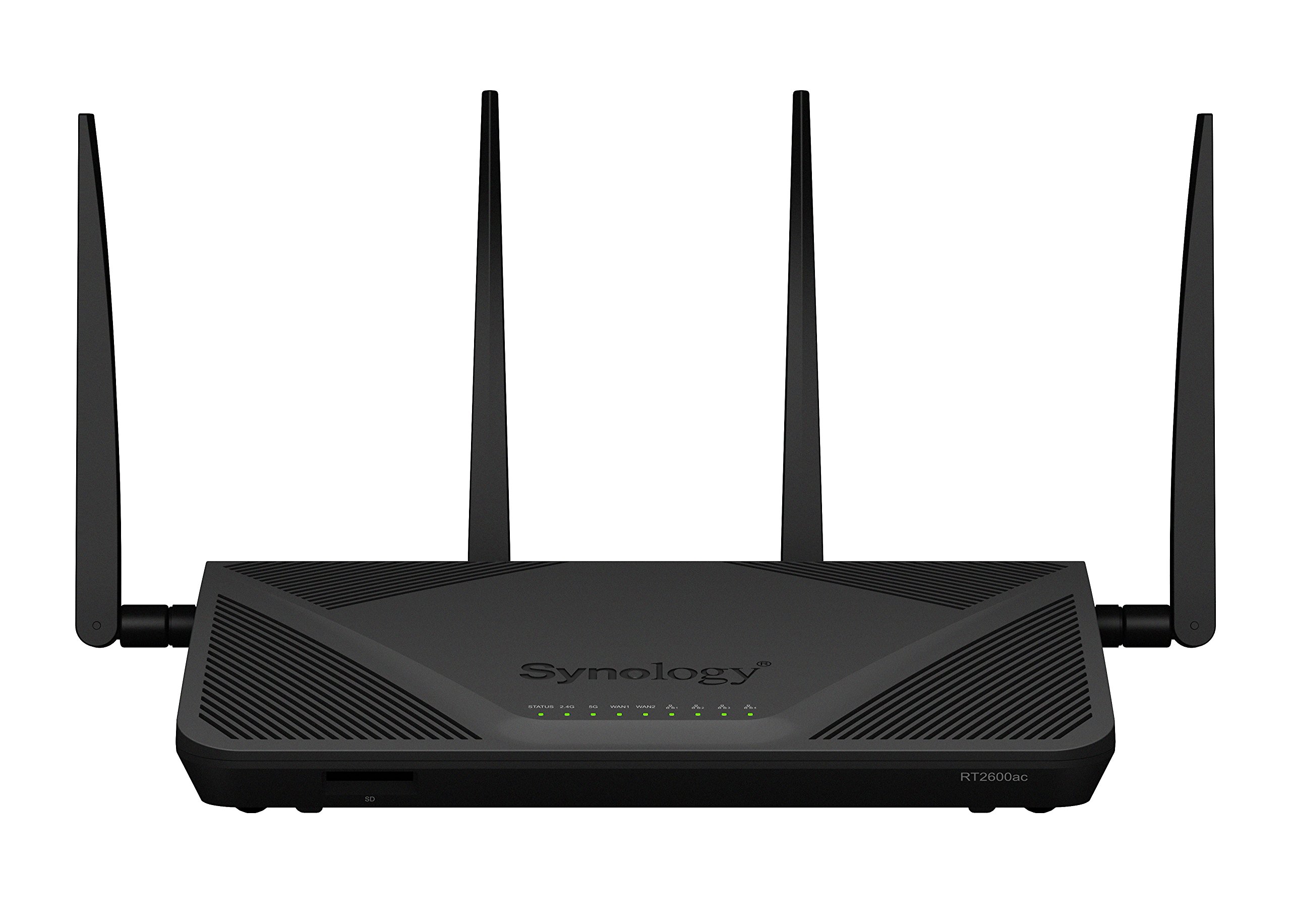 Synology RT2600ac – 4x4 dual-band Gigabit Wi-Fi router, MU-MIMO, powerful parental controls, Threat Prevention, bandwidth management, VPN, expandable coverage with mesh Wi-Fi