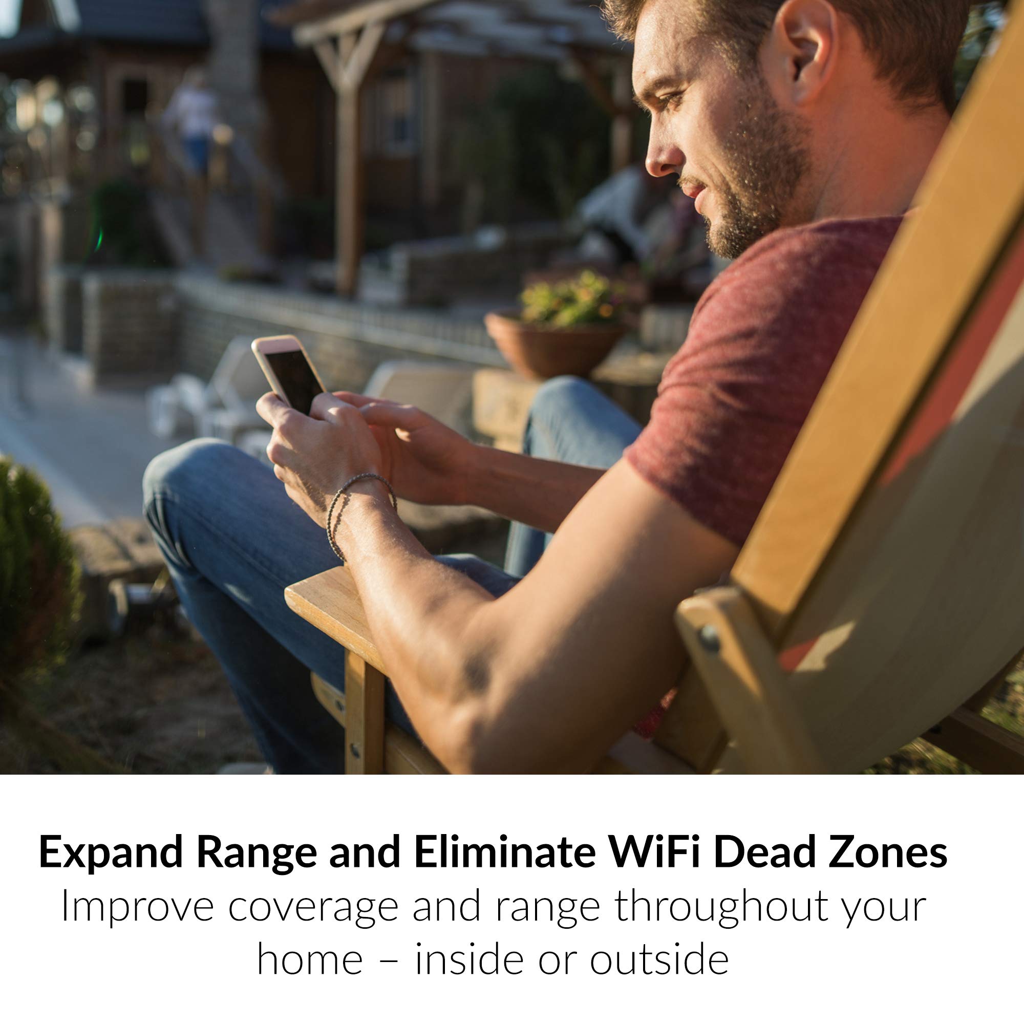 D-Link WiFi Range Extender Mesh Gigabit AC1900 Dual Band Plug In Wall Signal Booster Wireless or Ethernet Port Smart Home Access Point (DAP-1955-US)
