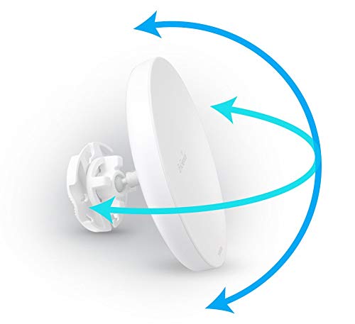 EnGenius Technologies Wi-Fi 5 Outdoor AC867 5GHz Wireless Access Point/Client Bridge, Long Range, PTP/PTMP, Additional 802.3at PoE Port, IP55, 26dBm with 19dBi Directional Antennas (N-EnStationAC Kit)