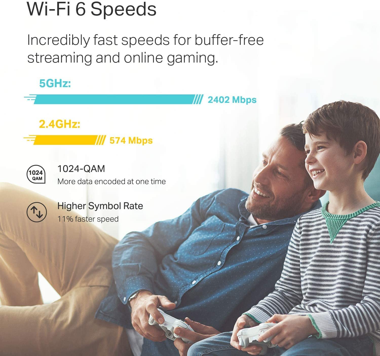 TP-Link WiFi 6 Mesh WiFi, AX3000 Whole Home Mesh WiFi System (Deco X60) - Covers up to 5000 Sq. Ft., Replaces WiFi Routers and Extenders, Parental Control, 2-pack