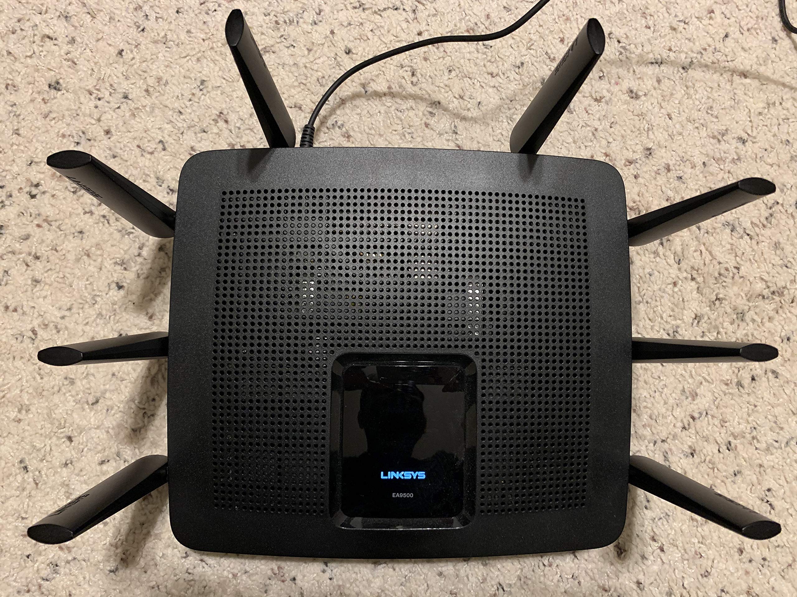 Linksys WiFi 5 Router, Tri-Band, 3,000 Sq. ft Coverage, 25+ Devices, Speeds up to (AC5400) 5.4Gbps - EA9500