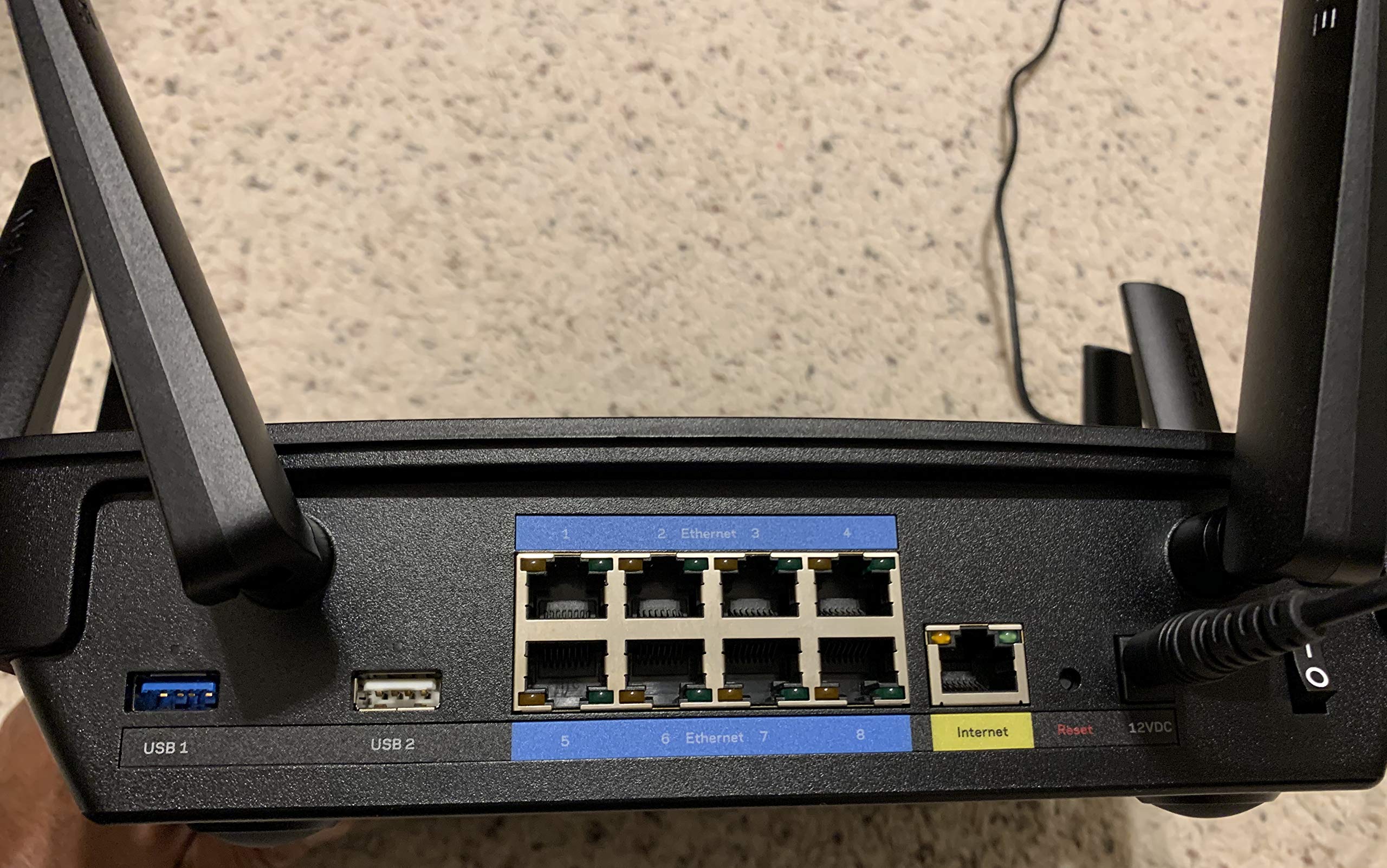 Linksys WiFi 5 Router, Tri-Band, 3,000 Sq. ft Coverage, 25+ Devices, Speeds up to (AC5400) 5.4Gbps - EA9500