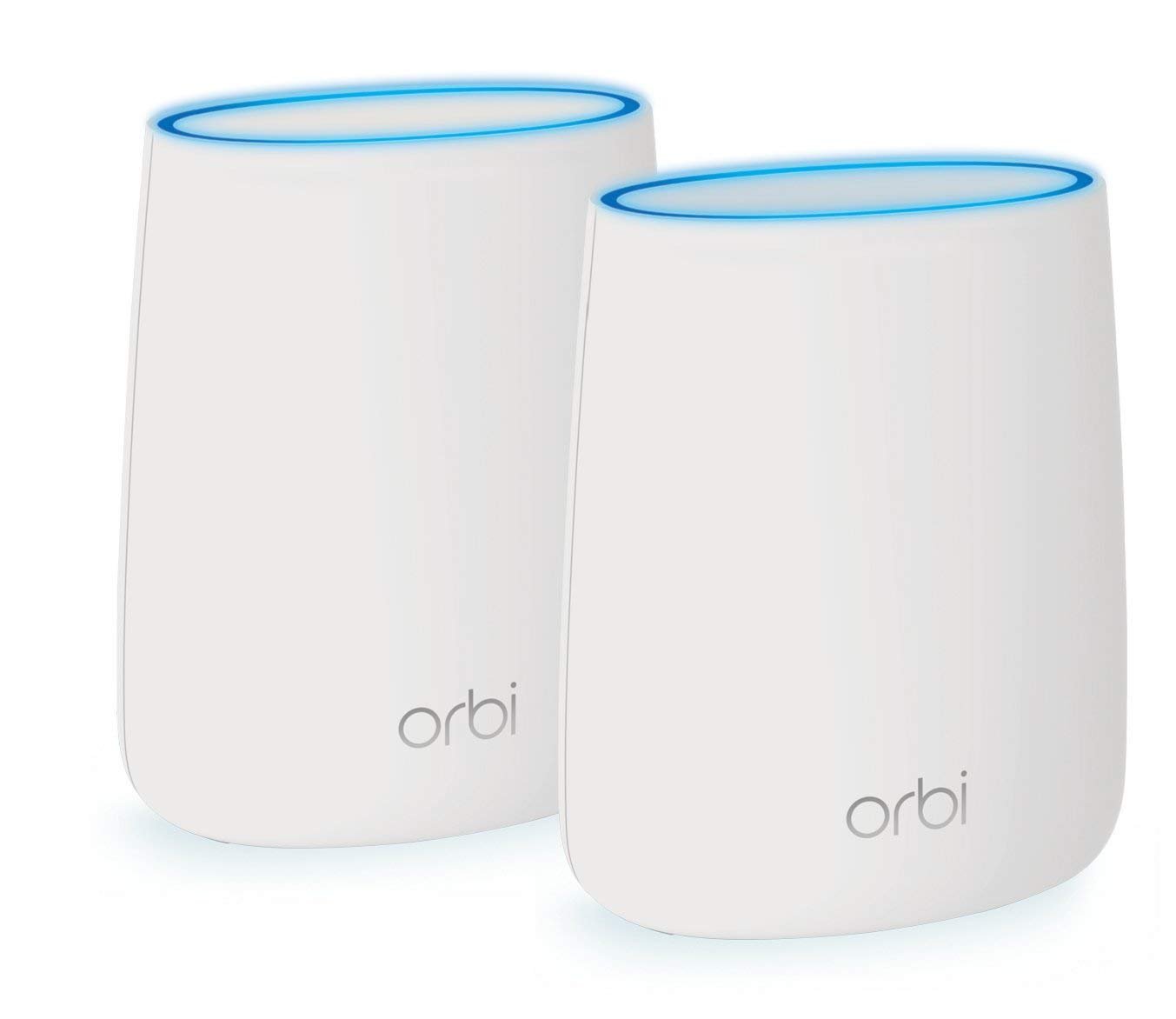 NETGEAR Orbi Compact Wall-Plug Whole Home Mesh WiFi System - WiFi router and wall-plug satellite extender with speeds up to 2.2 Gbps over 3,500 sq. feet, AC2200 (RBK20W)