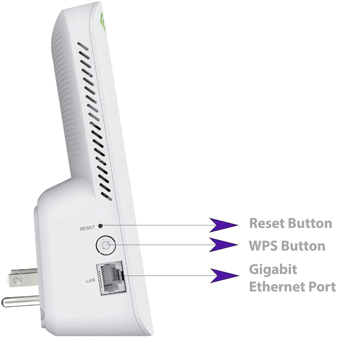 D-Link WiFi 6 Range Extender AX1800 Mesh Repeater and Signal Booster, Wall Plug in, Easy Setup, Smart Home, Roaming, Ethernet Port (DAP-X1870)