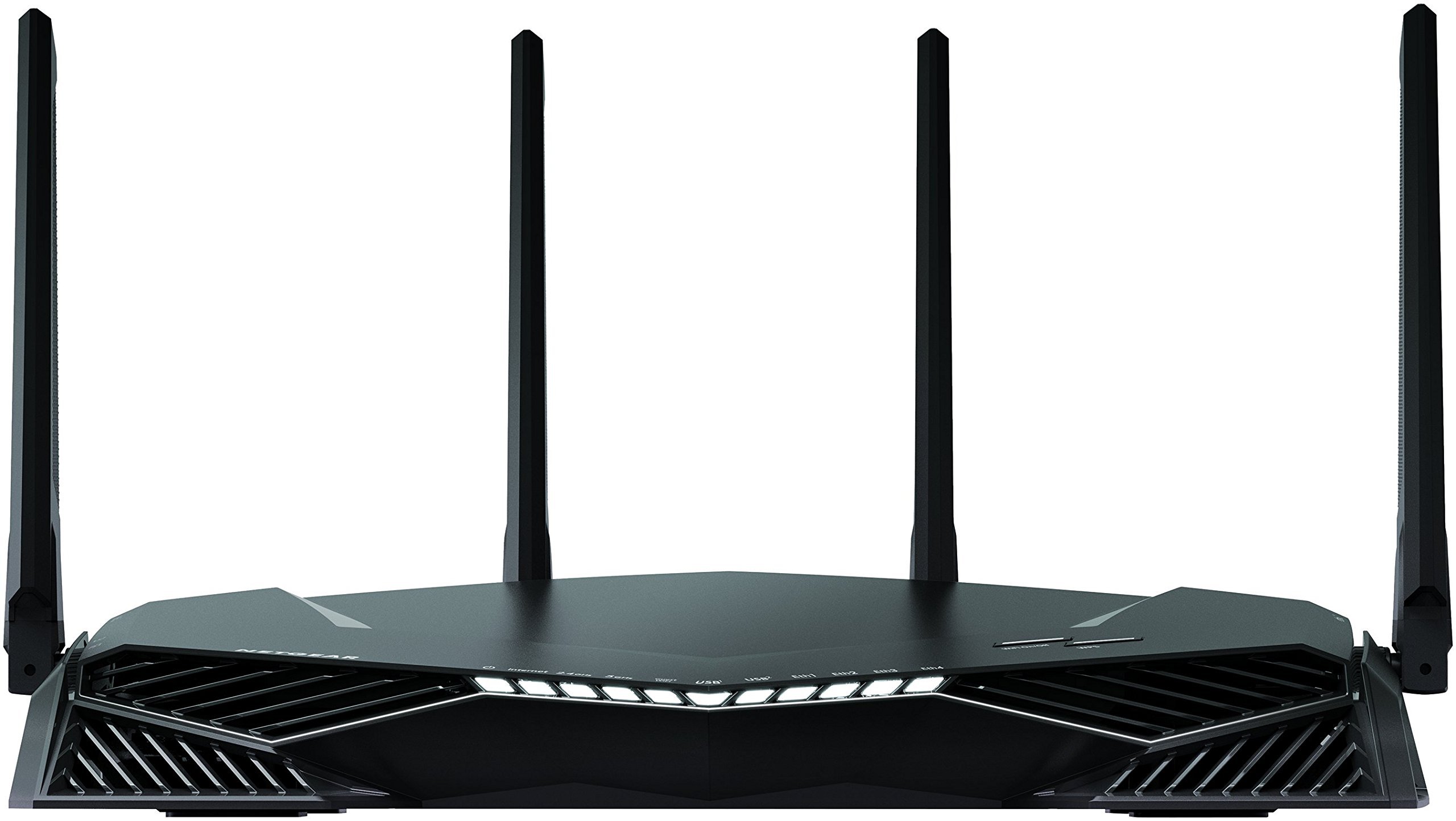 NETGEAR Nighthawk Pro Gaming XR500 WiFi Router with 4 Ethernet Ports and Wireless speeds up to 2.6 Gbps, AC2600, Optimized for Low ping (Renewed)