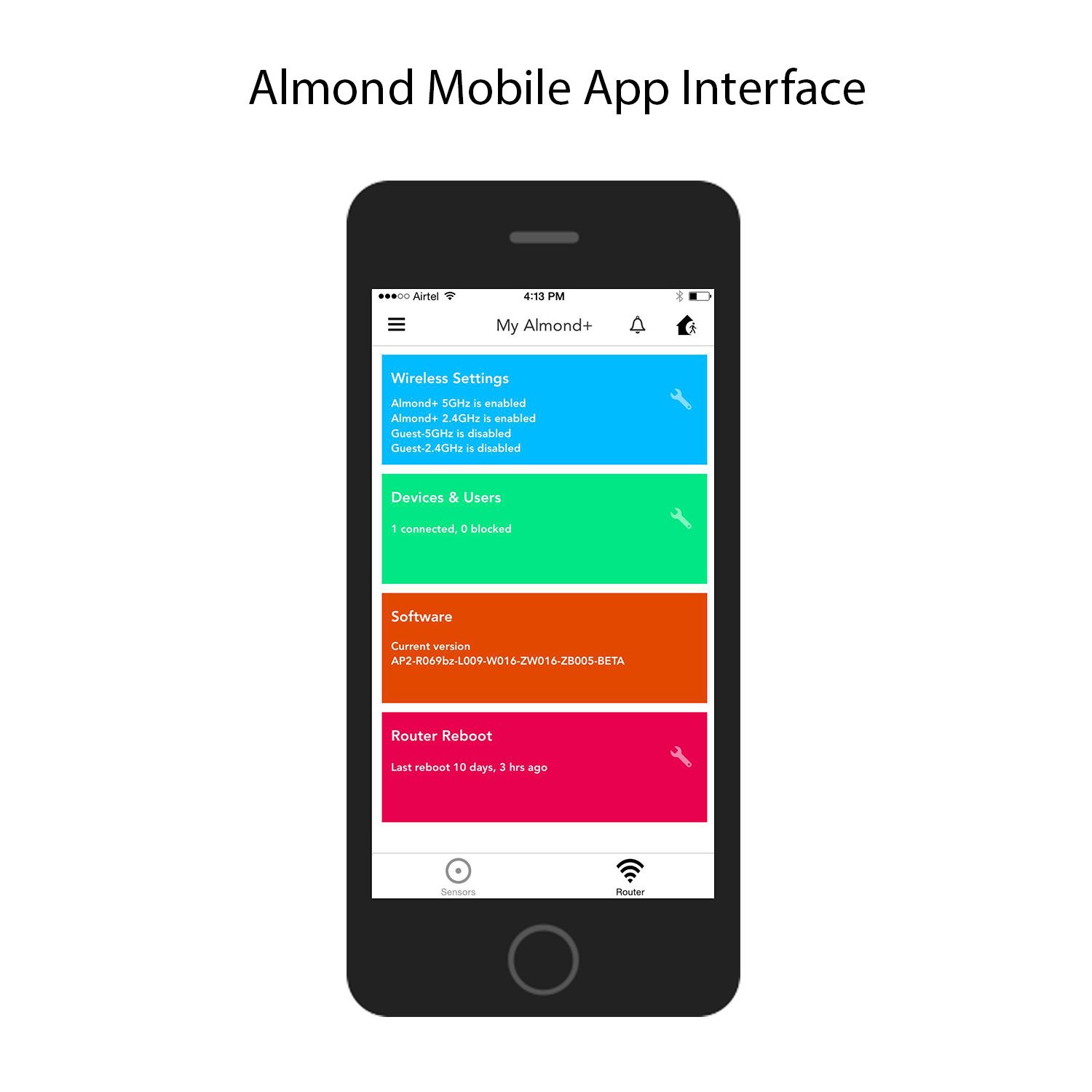 Securifi Almond+ : (3 Minute Setup) Long Range Touchscreen Wireless AC Gigabit Router + Home Automation Hub