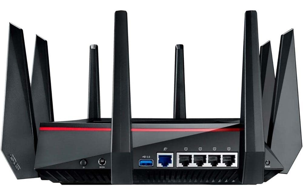 ASUS WiFi Gaming Router (RT-AC5300) - Tri-Band Gigabit Wireless Internet Router, Gaming & Streaming, AiMesh Compatible, Included Lifetime Internet Security, Adaptive QoS, Parental Control, MU-MIMO