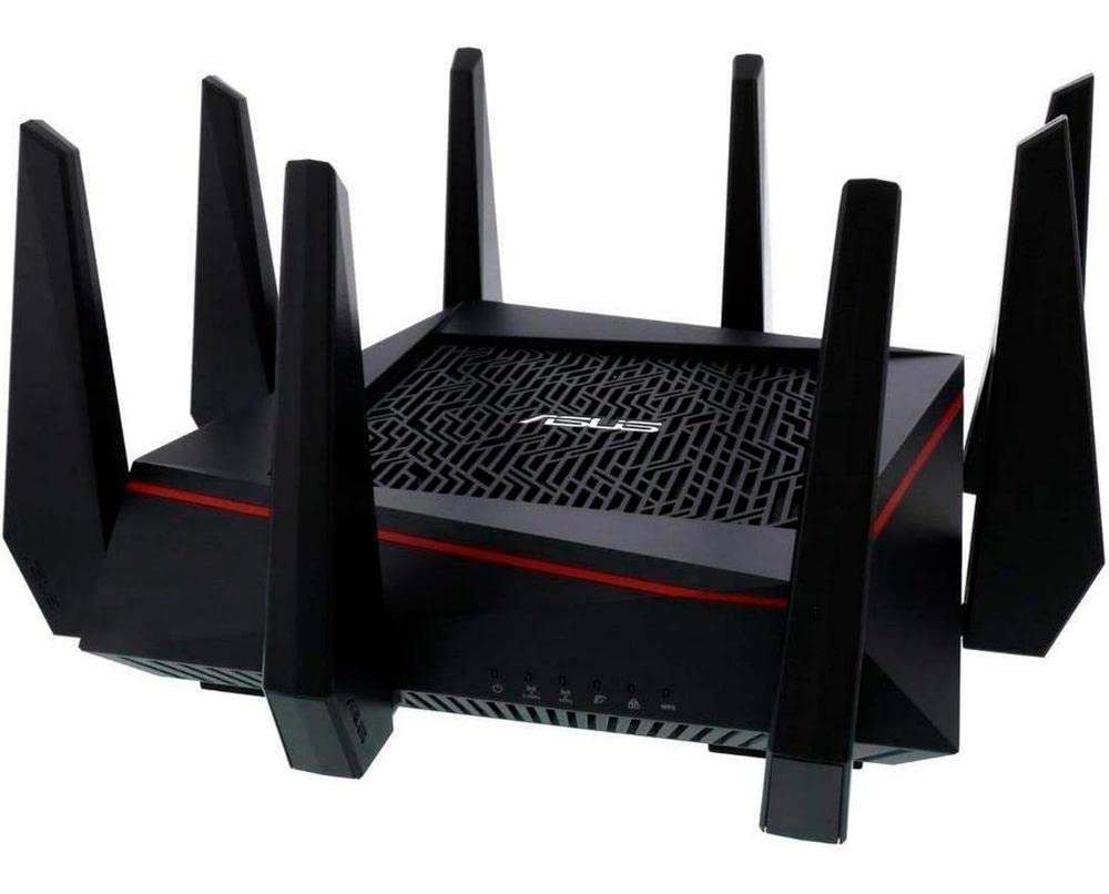 ASUS WiFi Gaming Router (RT-AC5300) - Tri-Band Gigabit Wireless Internet Router, Gaming & Streaming, AiMesh Compatible, Included Lifetime Internet Security, Adaptive QoS, Parental Control, MU-MIMO