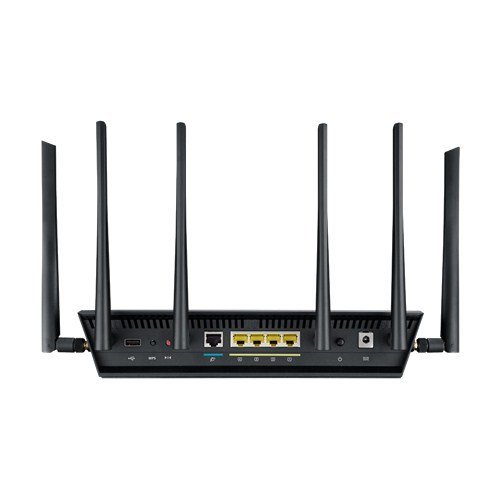 "ASUS AC3200 Tri-Band Gigabit WiFi Router, AiProtection Lifetime Security by Trend Micro, Adaptive QoS, Parental Control (RT-AC3200)"
