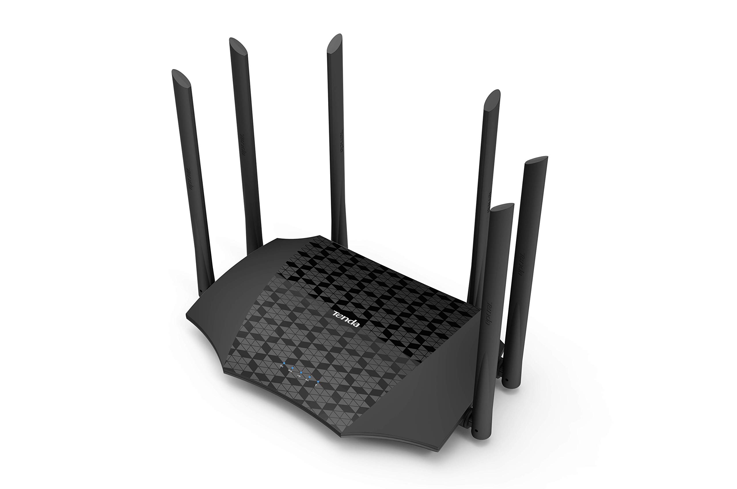 Tenda AC21 Smart WiFi Router - Dual Band Gigabit Wireless (up to 2033 Mbps) Internet Router for Home, 4X4 MU-MIMO Technology, Parental Control Compatible with Alexa (AC2100)