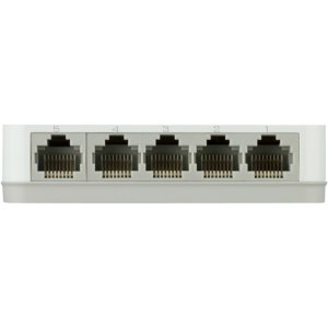 D-Link Ethernet Switch, 5 Port Unmanaged Gigabit Desktop Plug and Play Compact Design White (GO-SW-5G)
