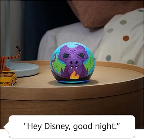 All-New Echo Dot (5th Gen, 2022 release) Kids | Designed for kids, with parental controls | Owl