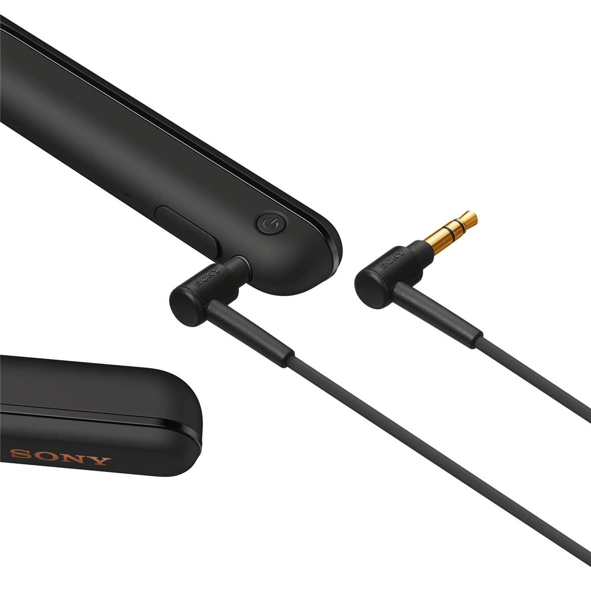 Sony WI-1000XM2 Industry Leading Noise Canceling Wireless Behind-Neck in Ear Headset/Headphones with mic for phone call with Alexa Voice Control, Black