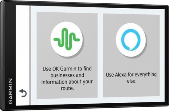 Garmin DriveSmart 65 with Amazon Alexa, Built-In Voice-Controlled GPS Navigator with 6.95” High-Res Display