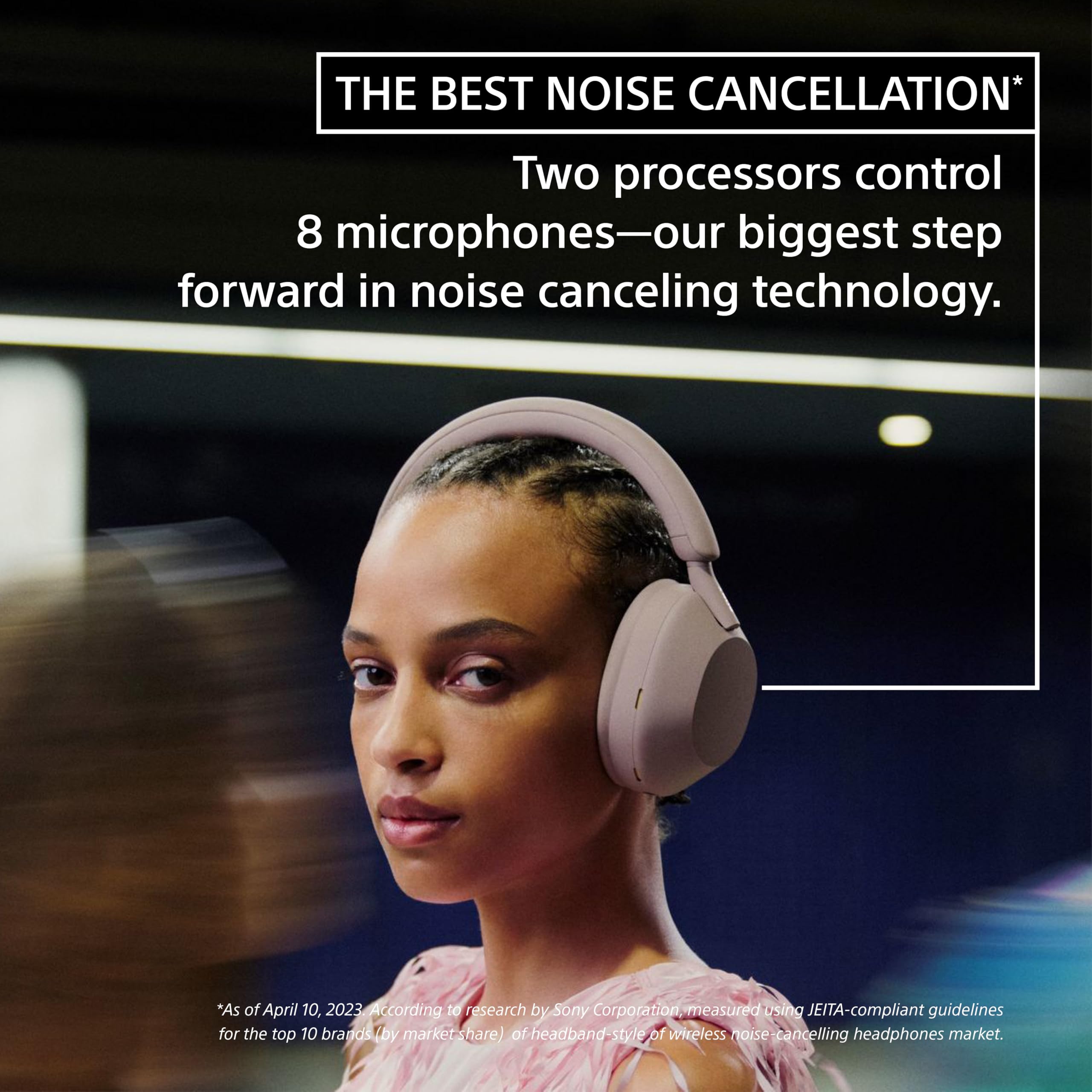 Sony WH-1000XM5 Wireless Industry Leading Headphones with Auto Noise Canceling Optimizer, Crystal Clear Hands-Free Calling, and Alexa Voice Control, Black