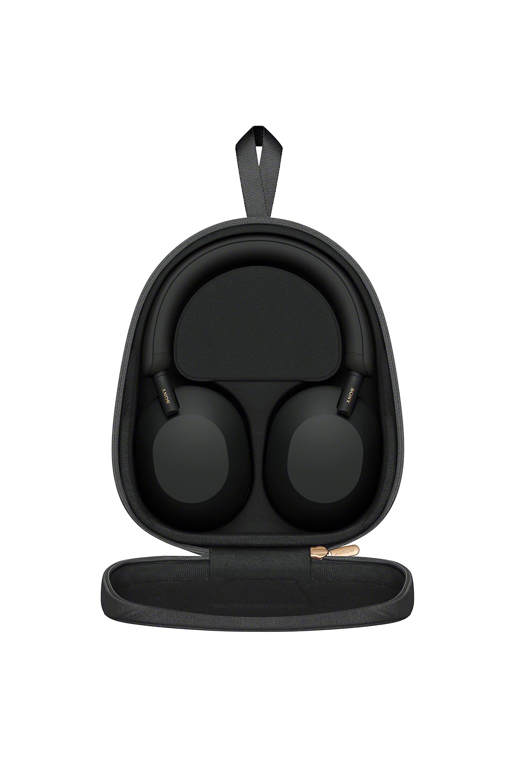 Sony WH-1000XM5 Wireless Industry Leading Headphones with Auto Noise Canceling Optimizer, Crystal Clear Hands-Free Calling, and Alexa Voice Control, Black