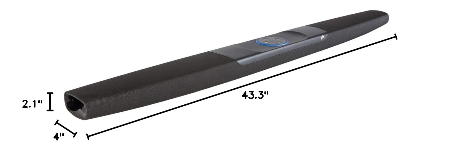 Polk Audio Command Sound Bar with Handsfree Amazon Alexa Voice Control (New Update with Multi-Room Music Built-In), 4K HDMI, and Fire TV Compatible for Your Home Theater