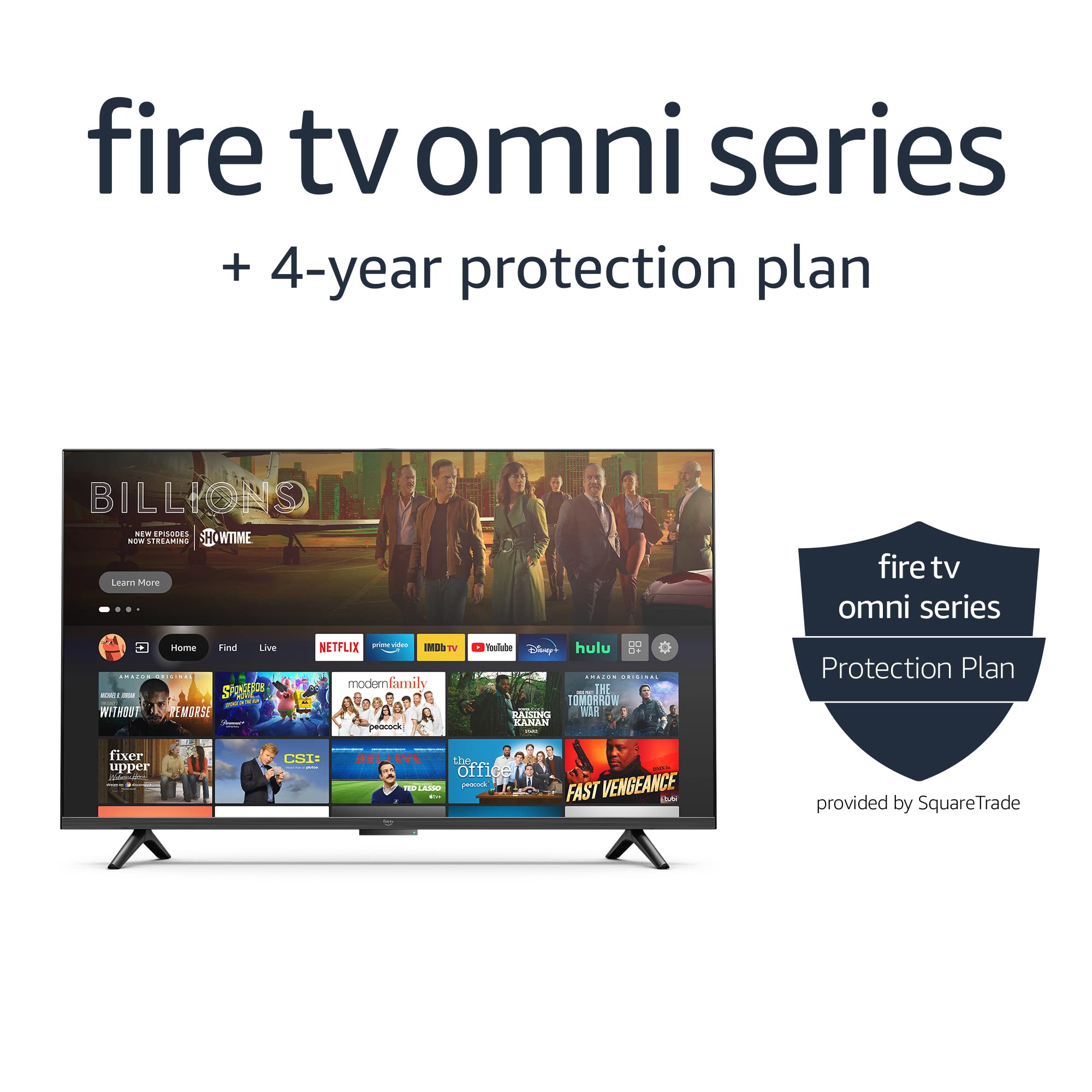 Amazon Fire TV 43" Omni Series 4K UHD smart TV, hands-free with Alexa