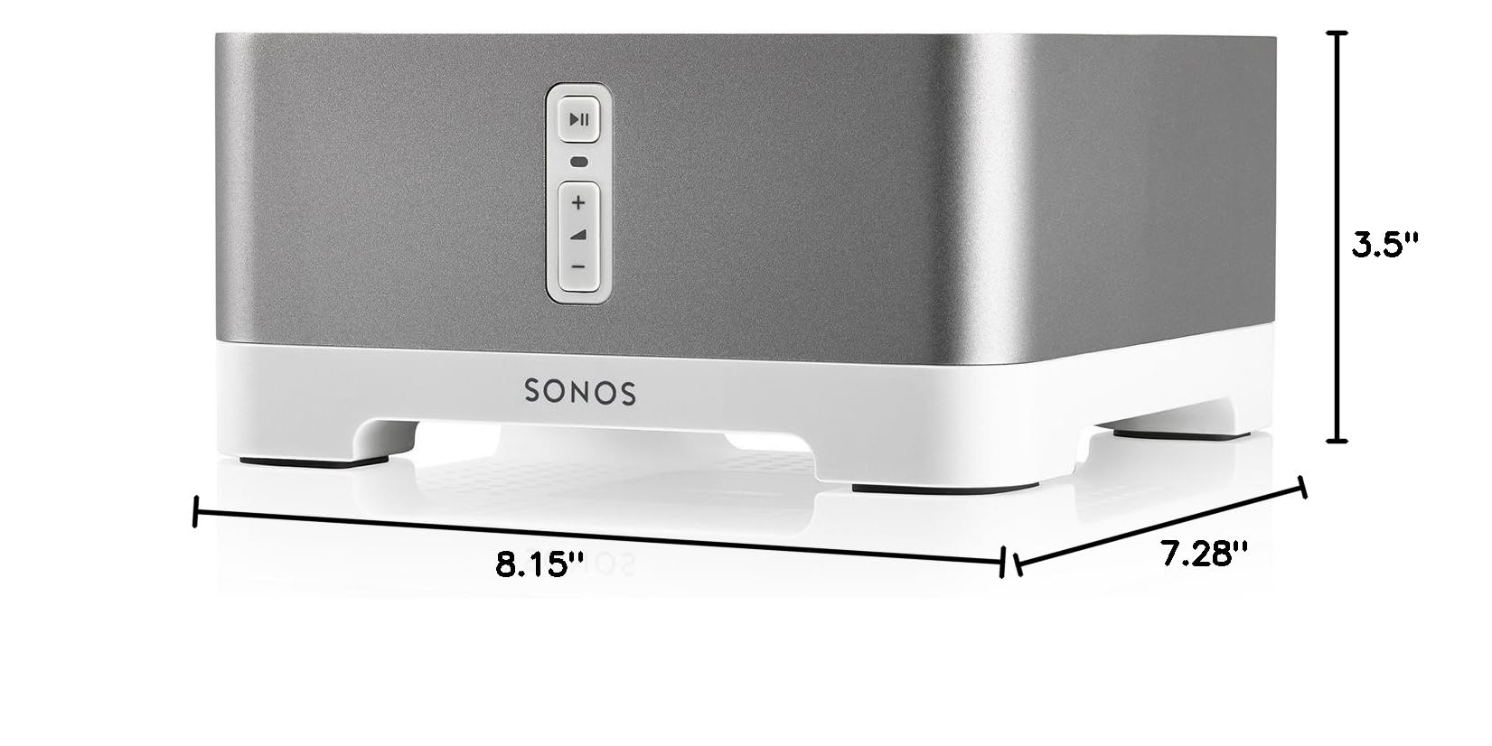 Sonos Connect: Amp - Wireless Home Audio Amplifier for Streaming Music, Amazon Certified and Works With Alexa