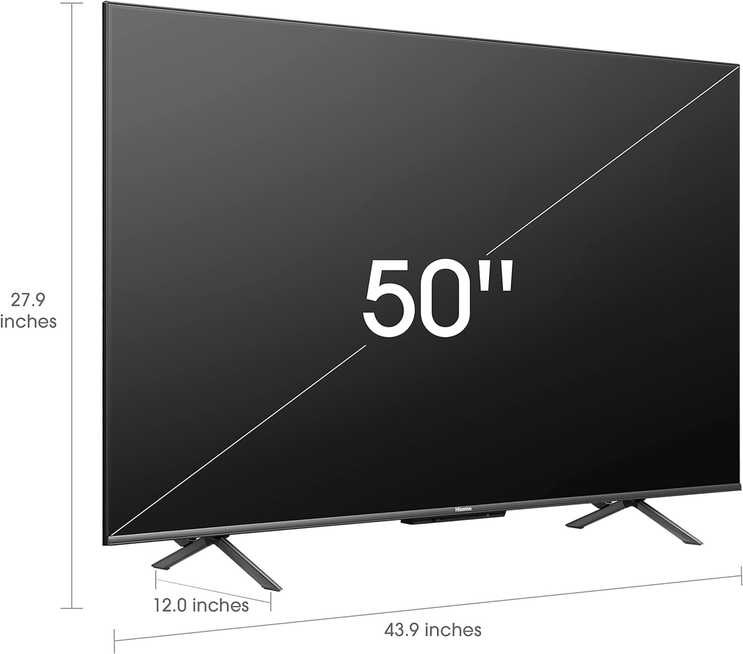 Hisense 50-inch ULED U6 Series Quantum Dot QLED 4K UHD Smart Fire TV (50U6HF, 2022 Model)
