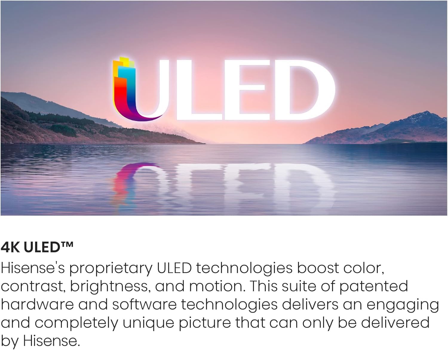 Hisense 50-inch ULED U6 Series Quantum Dot QLED 4K UHD Smart Fire TV (50U6HF, 2022 Model)