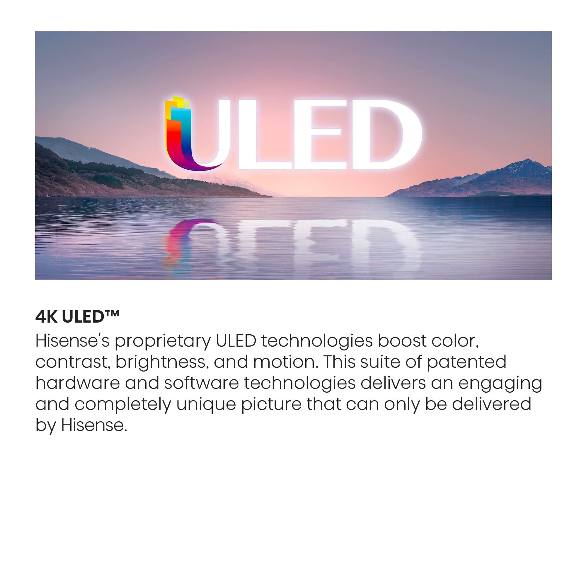 Hisense 58-inch ULED U6 Series Quantum Dot LED 4K UHD Smart Fire TV (58U6HF, 2022 Model)