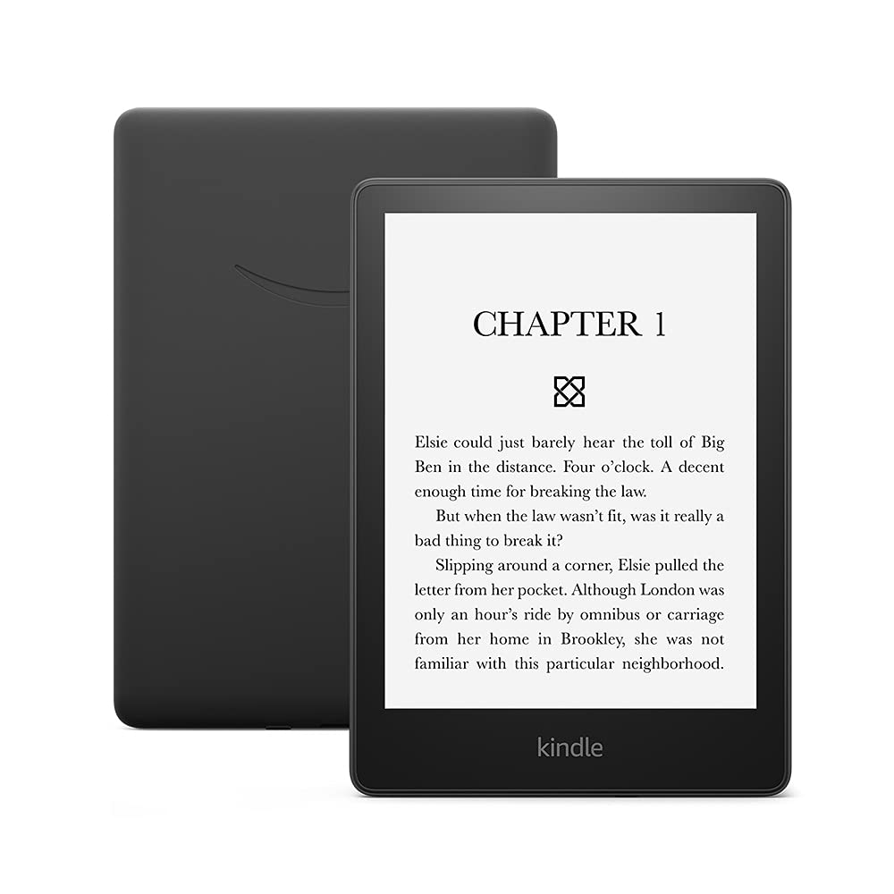 Kindle Paperwhite (8 GB) – Now with a 6.8" display and adjustable warm light + 3 Months Free Kindle Unlimited (with auto-renewal)- Black