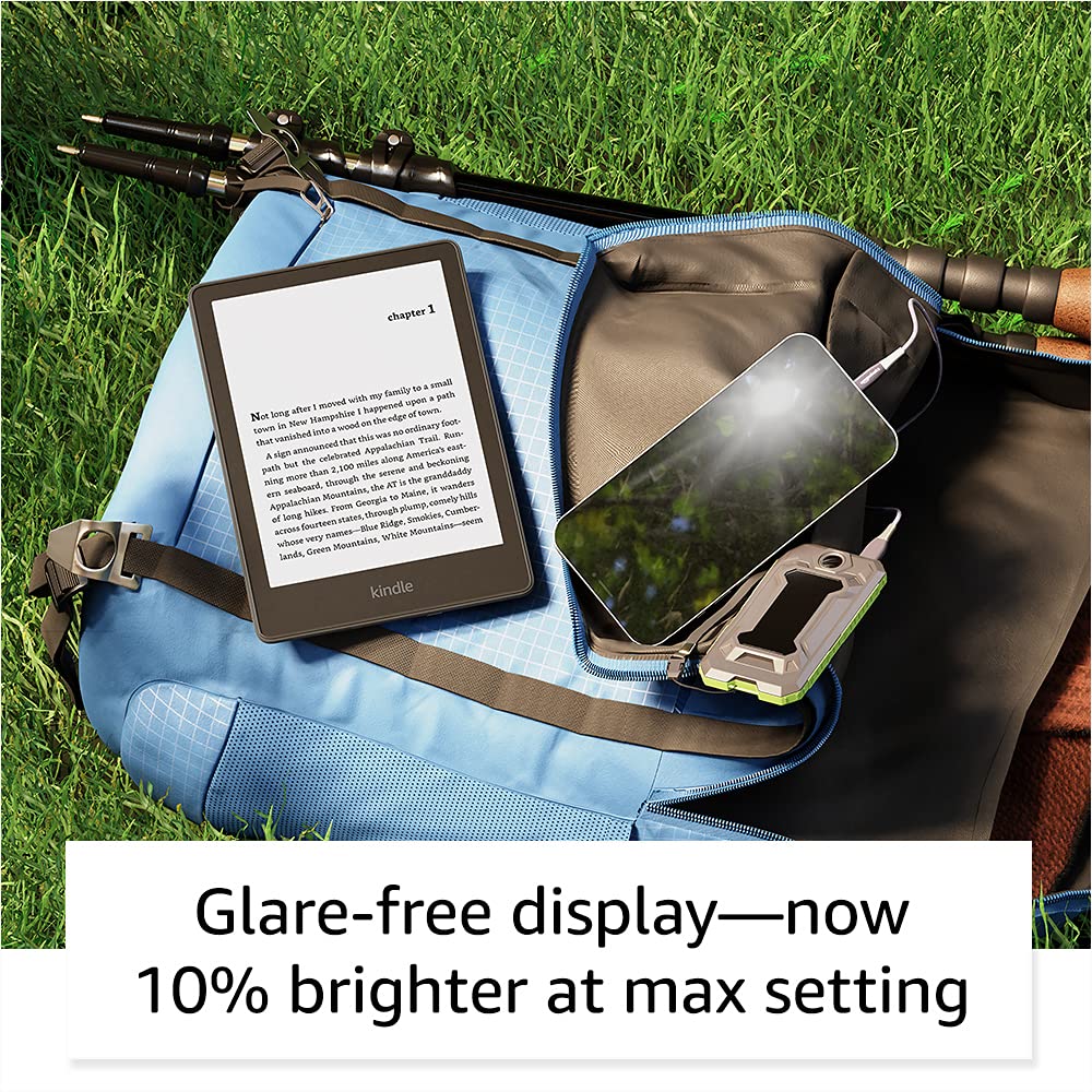 Kindle Paperwhite (8 GB) – Now with a 6.8" display and adjustable warm light + 3 Months Free Kindle Unlimited (with auto-renewal)- Black