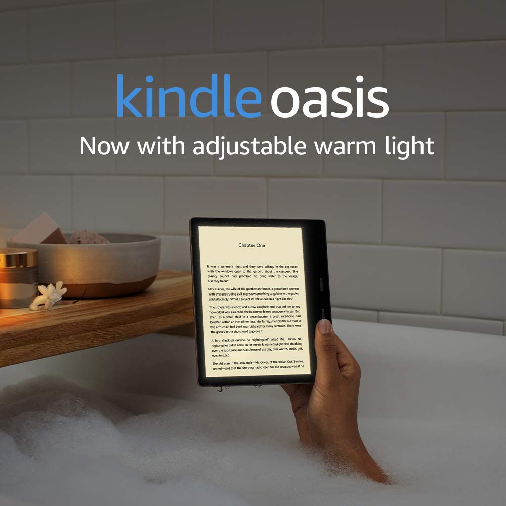 International Version â Kindle Oasis â Now with adjustable warm light - 8 GB, Graphite