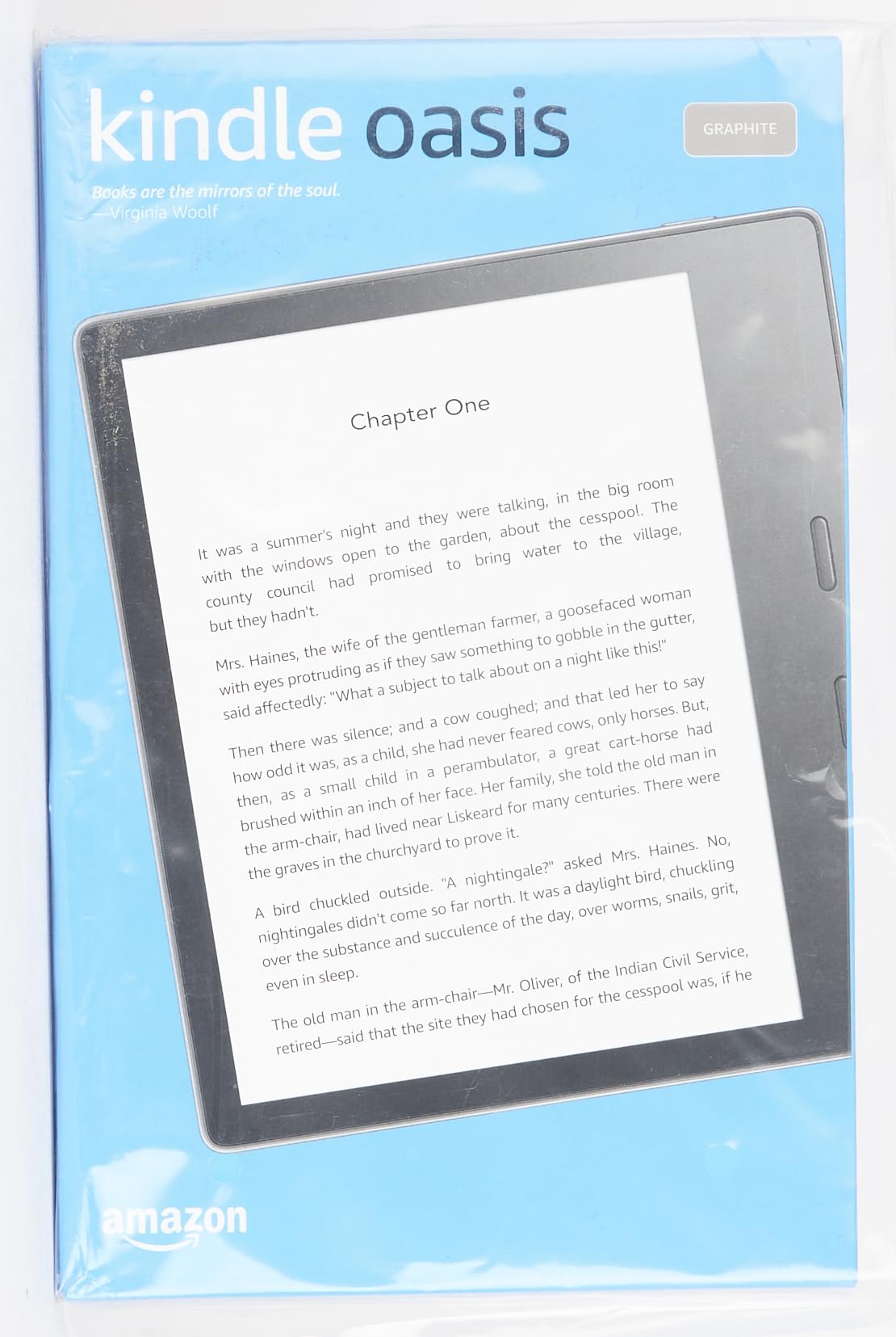 International Version – Kindle Oasis – Now with adjustable warm light - 8 GB, Graphite