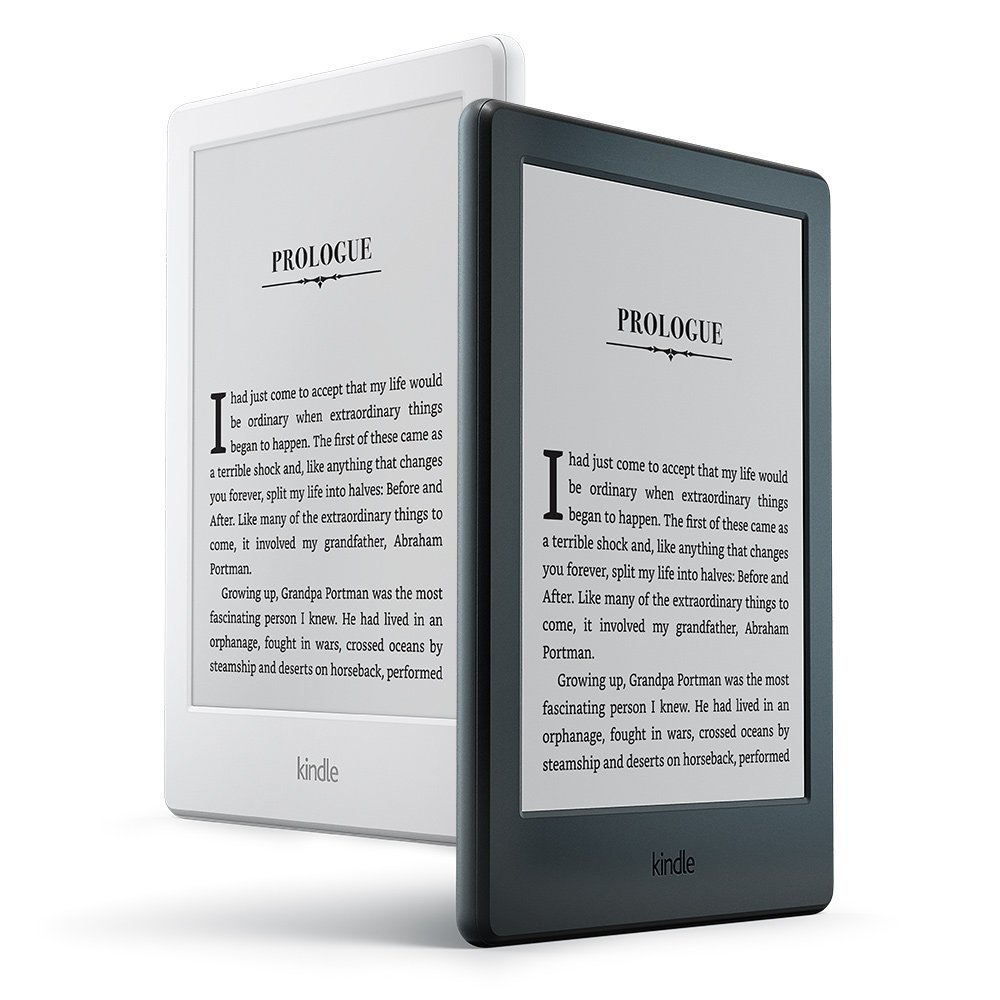 Kindle E-reader (Previous Generation - 8th) - White, 6" Display, Wi-Fi, Built-In Audible - Includes Special Offers