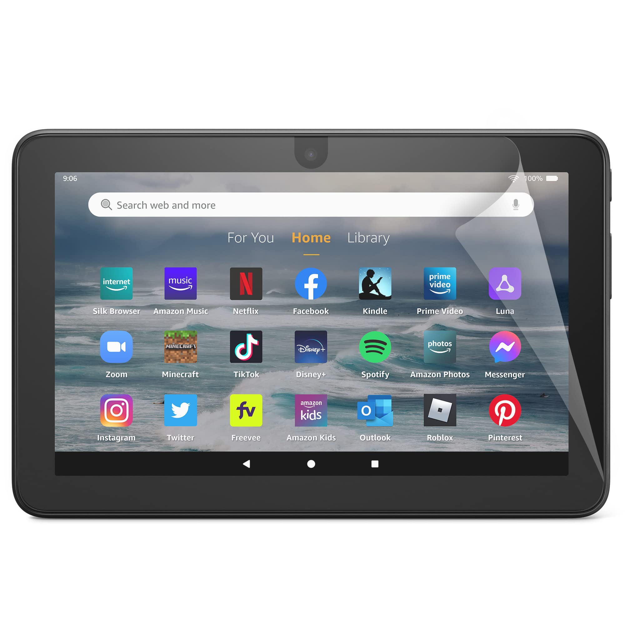 NuPro Clear Screen Protector for Amazon Fire 7 Tablet (12th generation, 2022 release), 2-pack