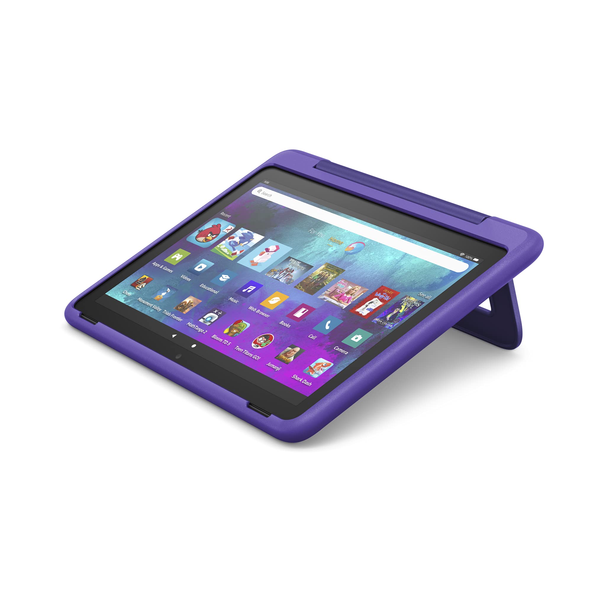 Amazon Kid-Friendly Case for Fire HD 10 tablet (Only compatible with 11th generation tablet, 2021 release), Black