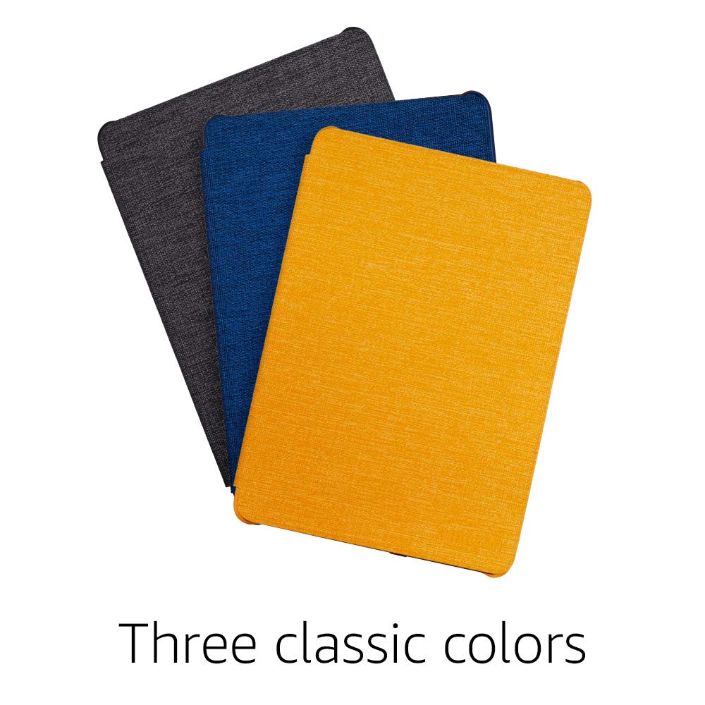 Kindle Paperwhite Water-Safe Fabric Cover (10th Generation-2018), Charcoal Black