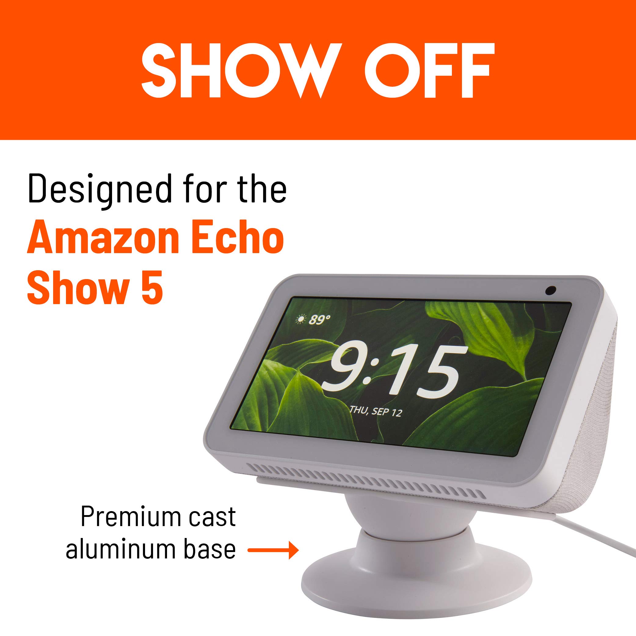 Made for Amazon Tilt + Swivel Stand for the Echo Show 5