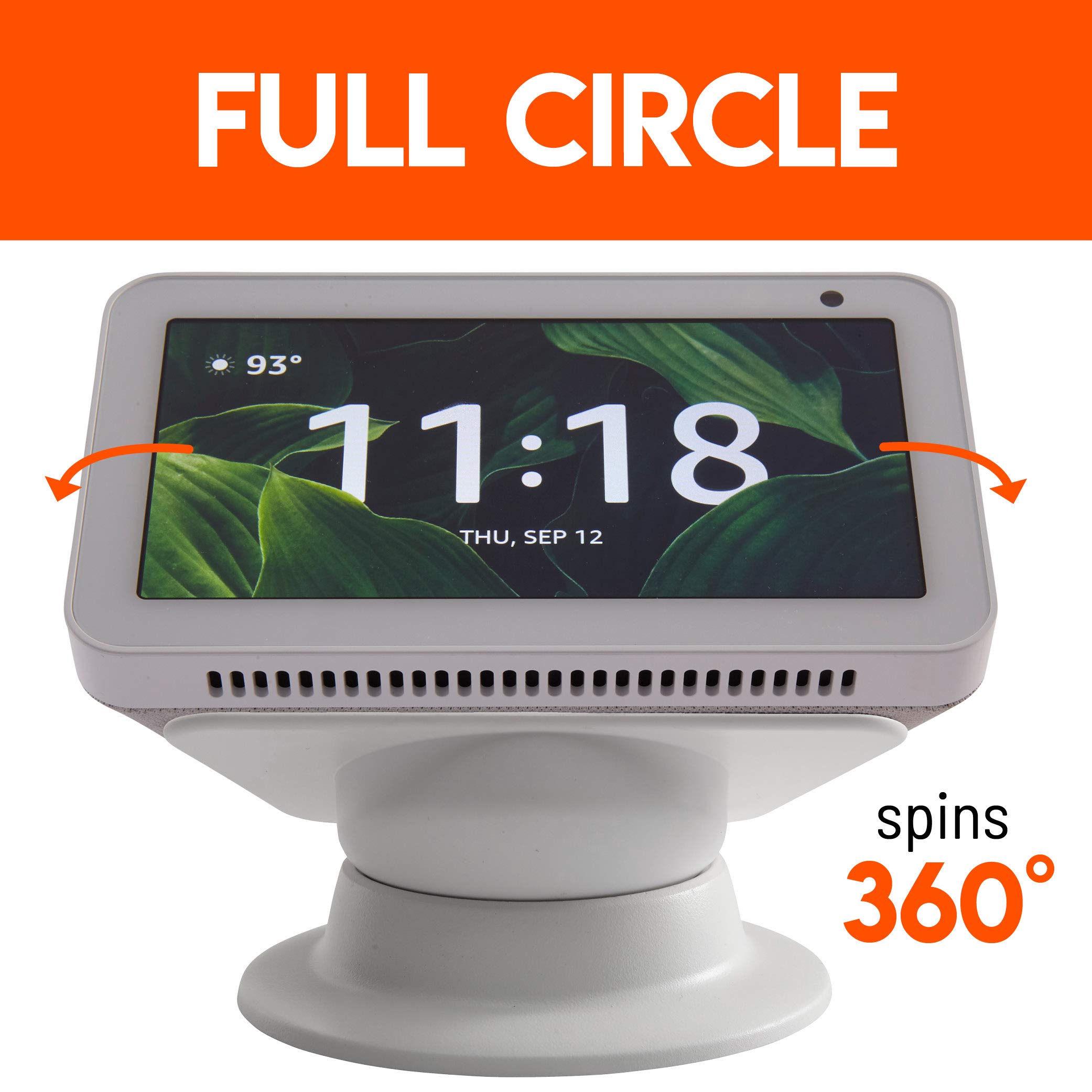 Made for Amazon Tilt + Swivel Stand, for the Echo Show 8 (2021 Release)