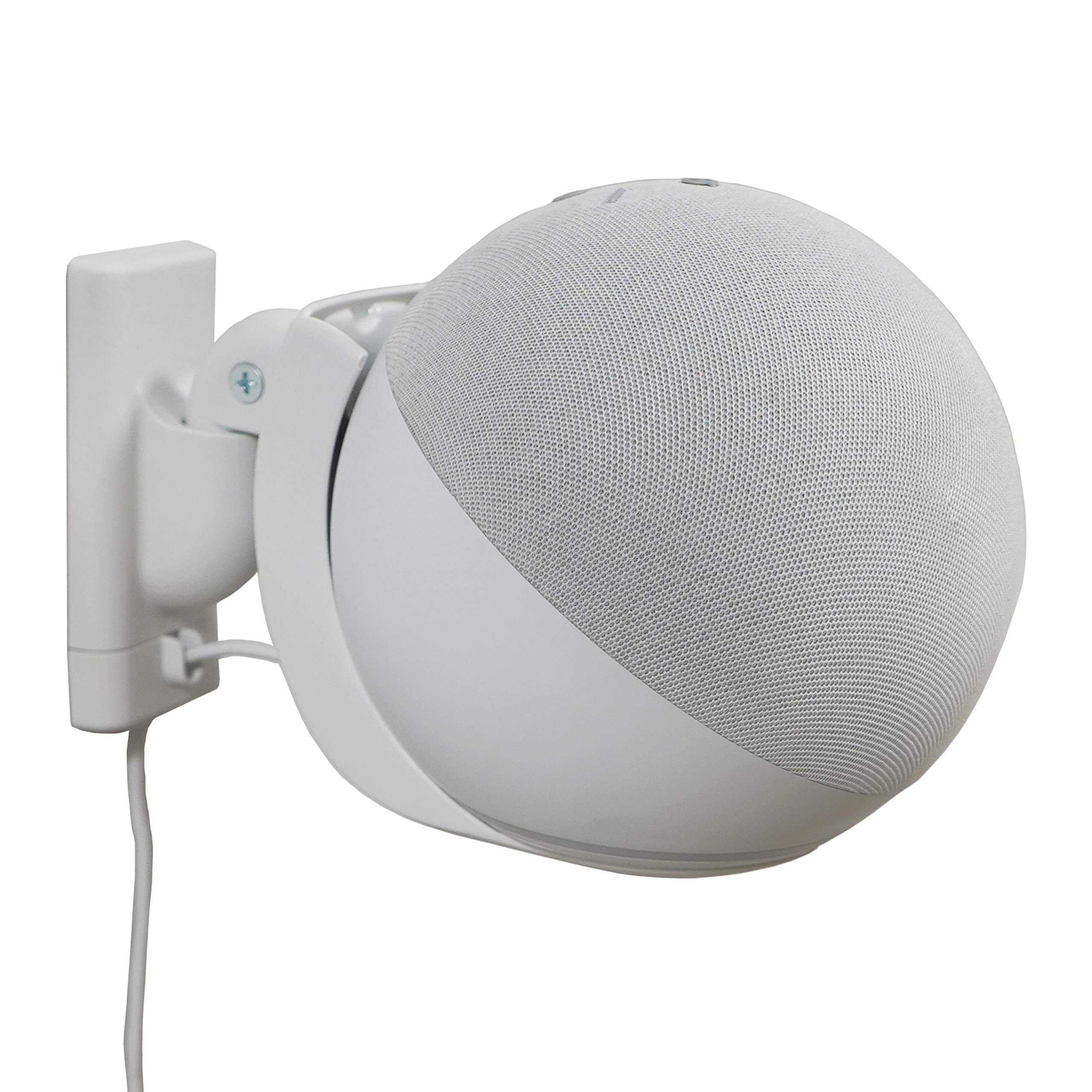 Made For Amazon Wall Mount, White, Echo (4th generation)