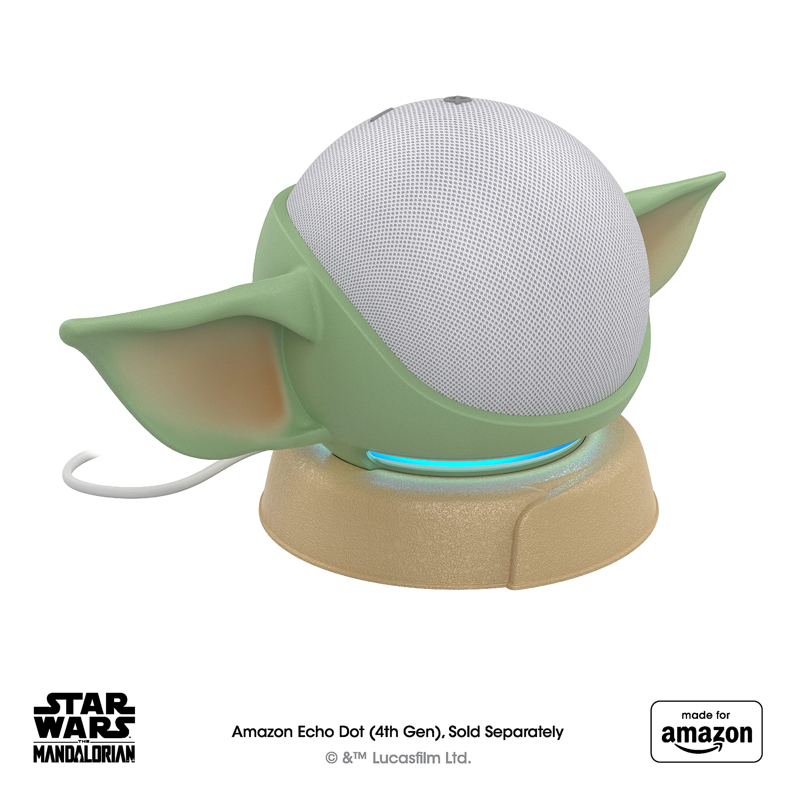 Made for Amazon, featuring The Mandalorian Baby Grogu ™-inspired Stand for Amazon Echo Dot (4th & 5th Gen)