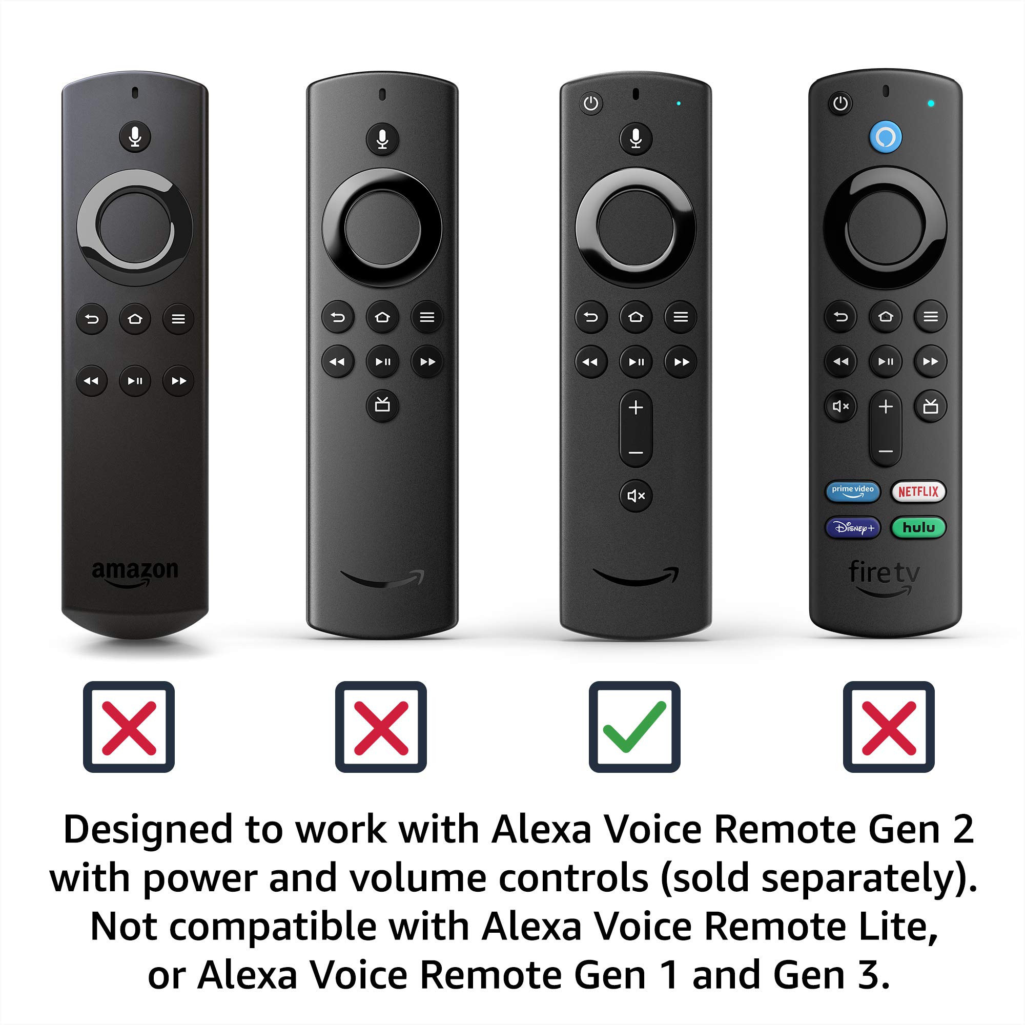 Star Wars The Mandalorian Remote Cover, for Fire TV Alexa Voice Remote Gen 2 (Grogu Green)