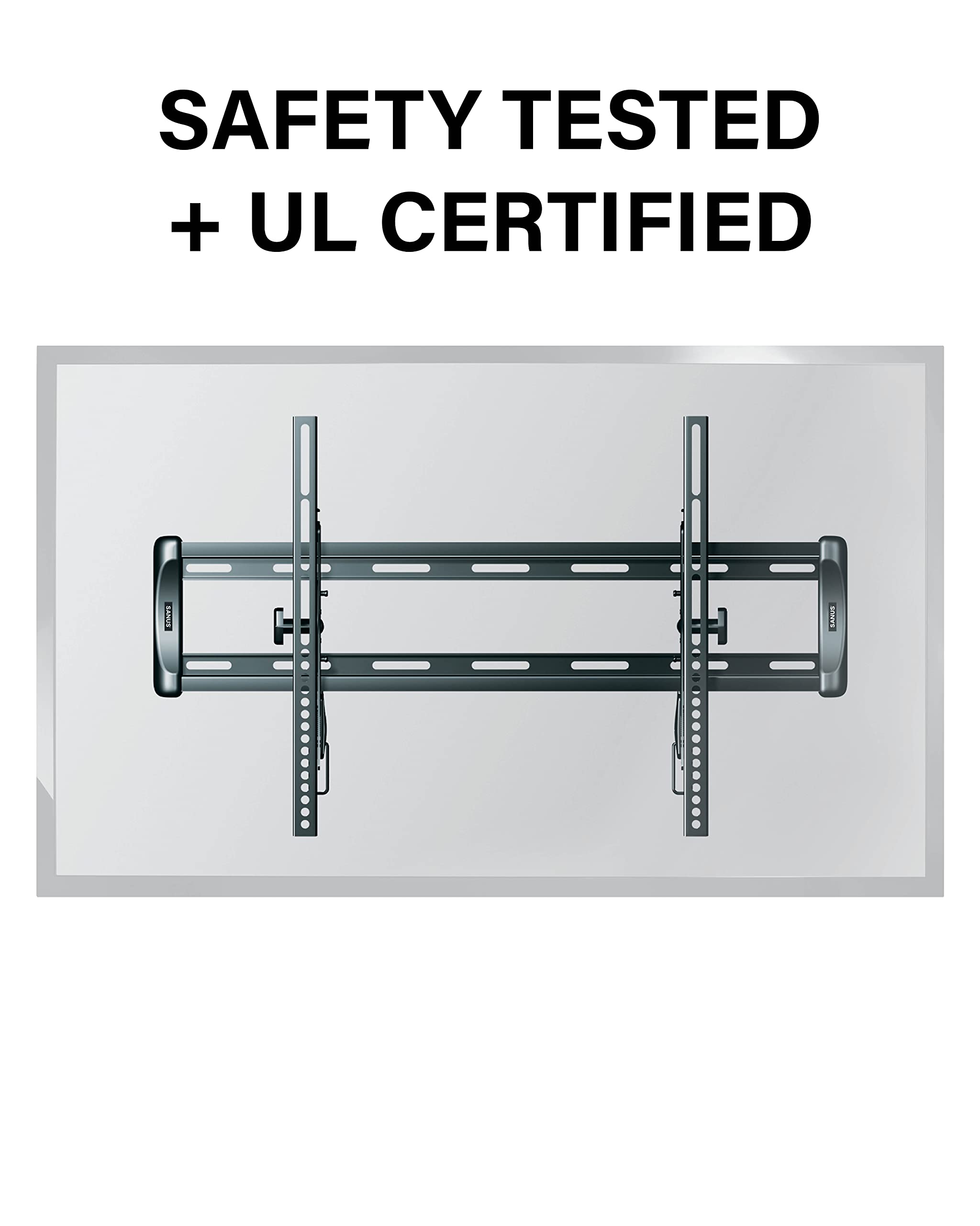 Made for Amazon Universal Tilting TV Wall Mount for 50-86" TVs and Compatible with Amazon Fire TVs