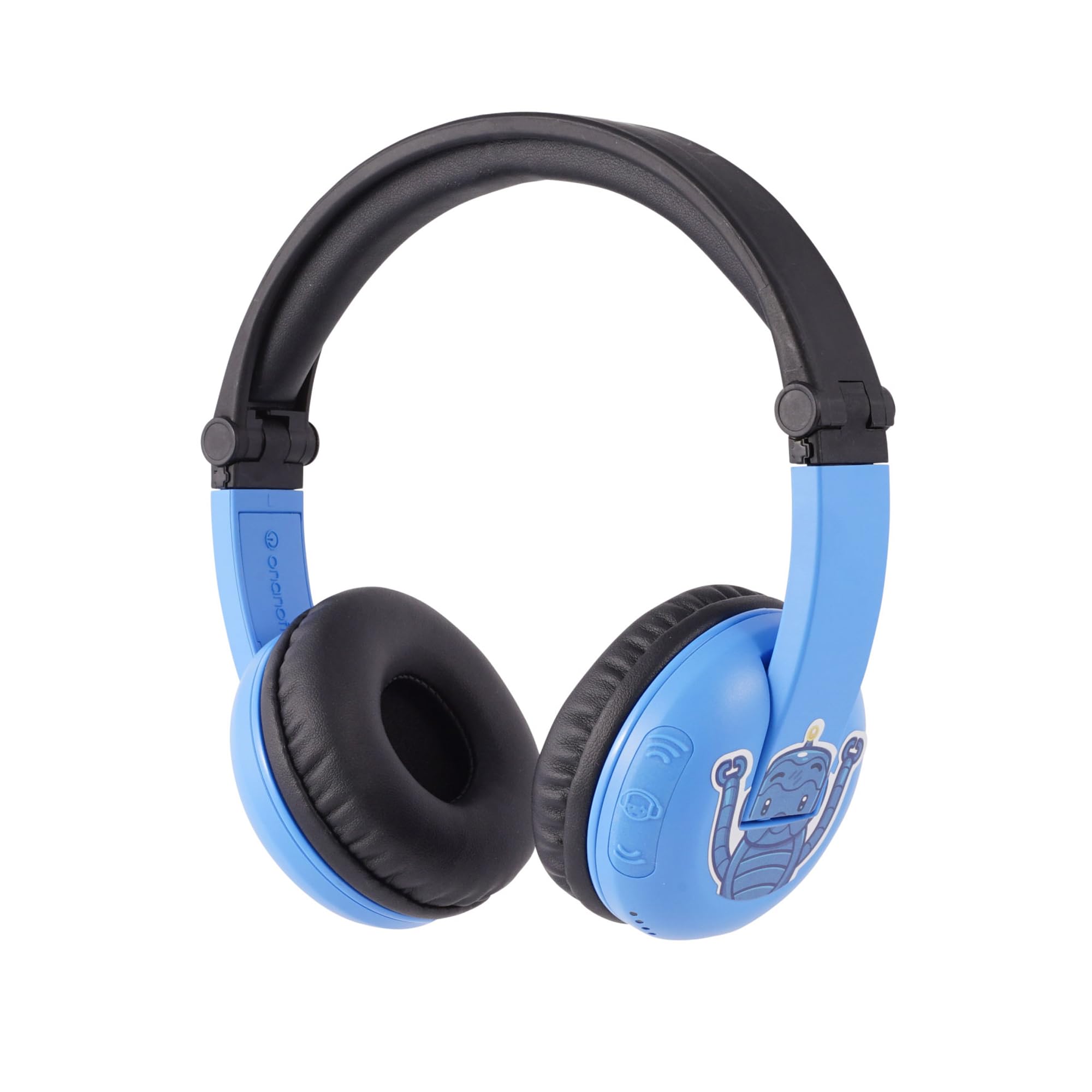 Made for Amazon Volume Limiting Bluetooth BuddyPhones, PlayTime in Blue. Ages (3-7)