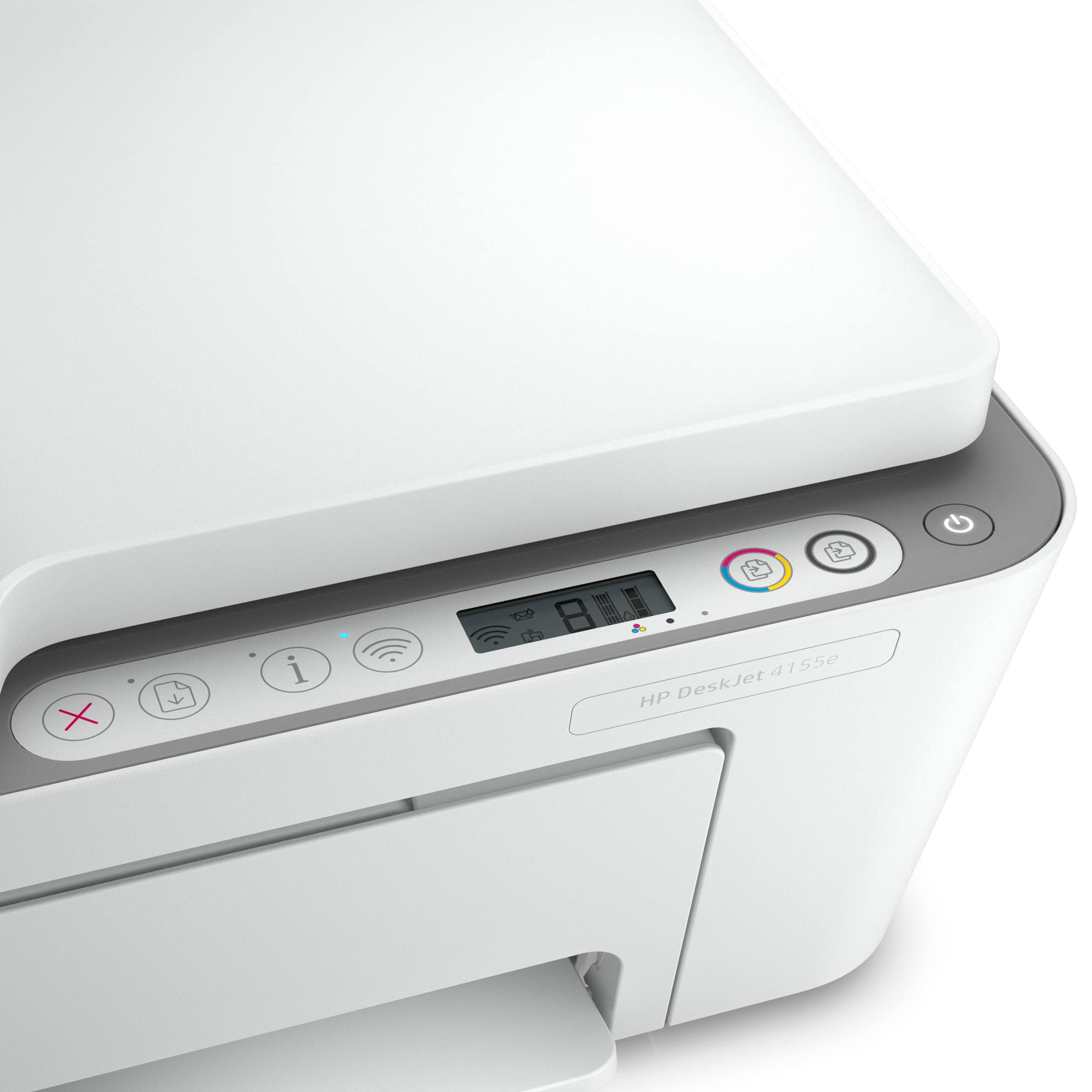 HP DeskJet 4155e Wireless Color All-in-One Printer with bonus 6 months Instant Ink (26Q90A).