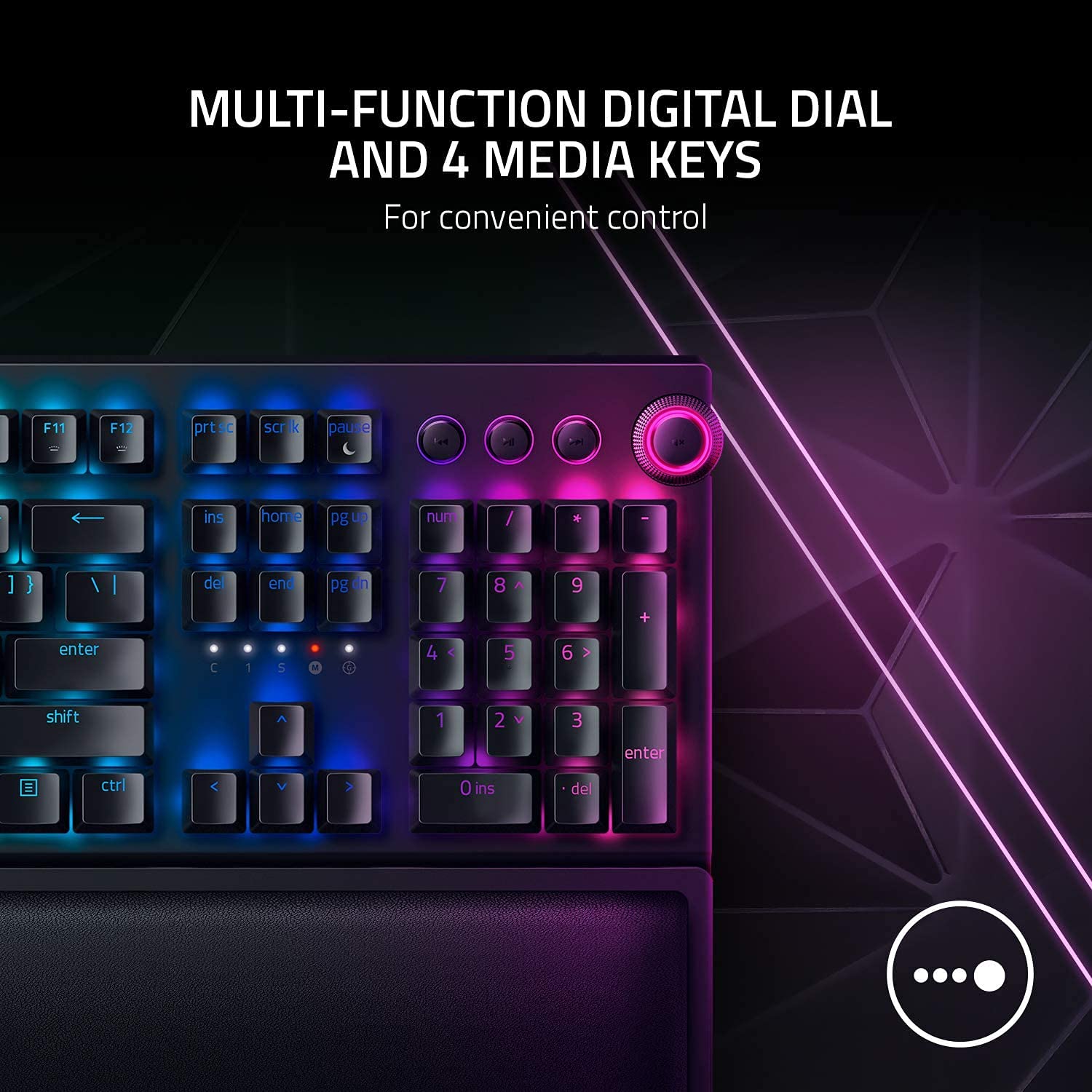 Razer BlackWidow V3 Pro Mechanical Wireless Gaming Keyboard: Yellow Mechanical Switches - Linear & Silent - Chroma RGB Lighting - Doubleshot ABS Keycaps - Transparent Switch Housing - Bluetooth/2.4GHz