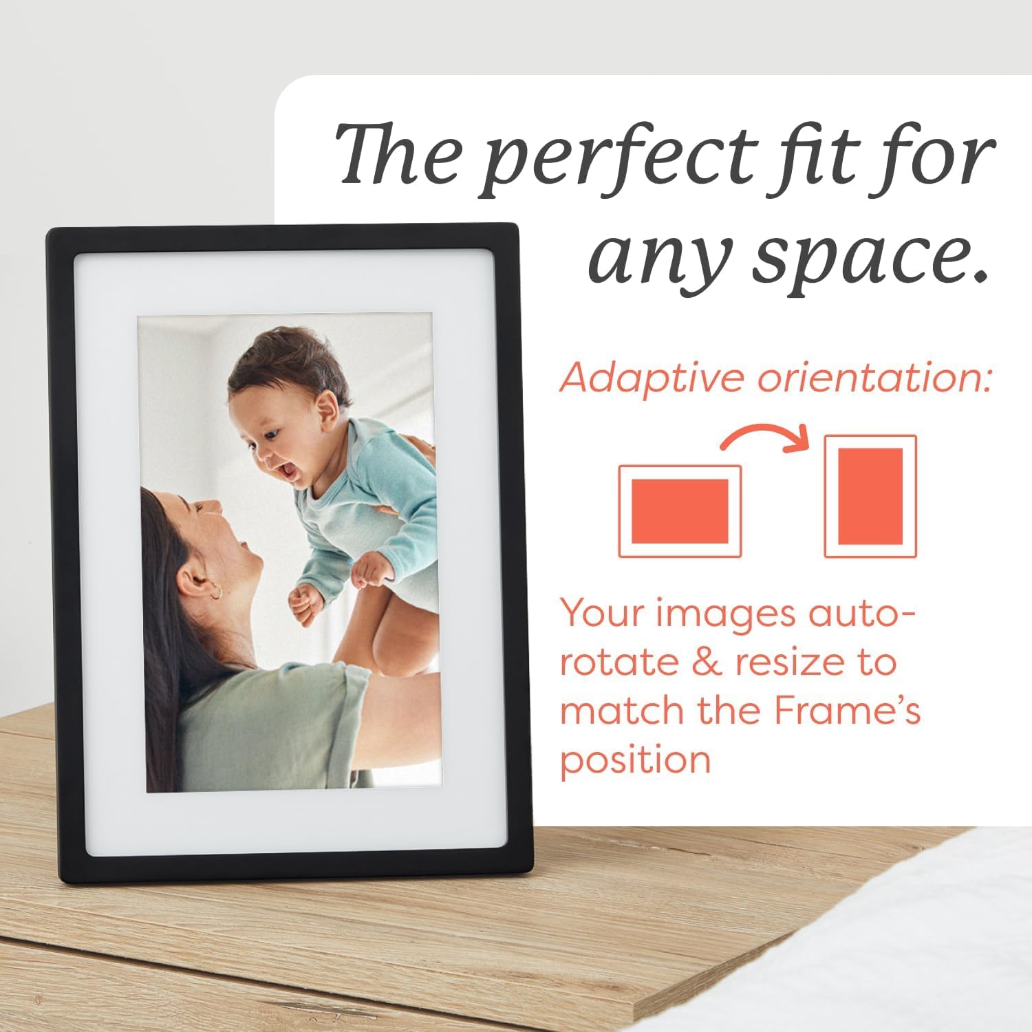 Skylight Frame: 10 inch WiFi Digital Picture Frame, Email Photos from Anywhere, Touch Screen Display, Effortless One Minute Setup - Gift for Friends and Family